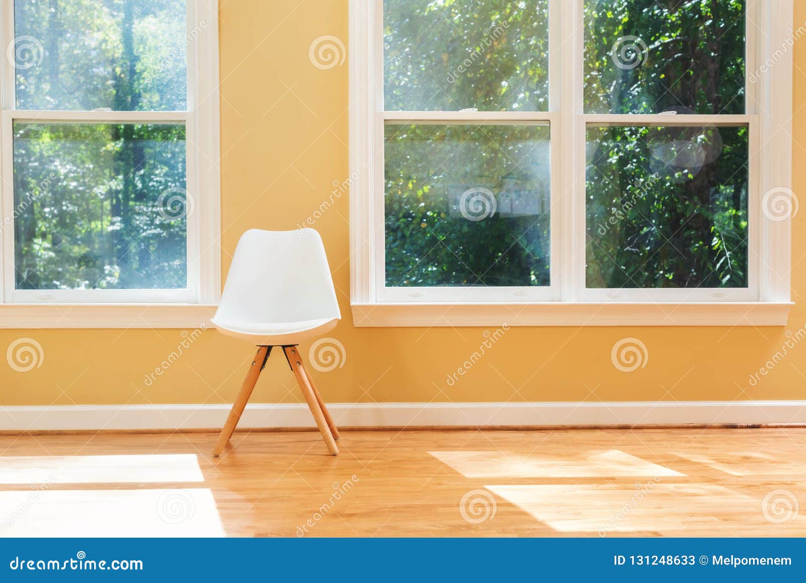 Chair inside a large home stock image. Image of living - 131248633