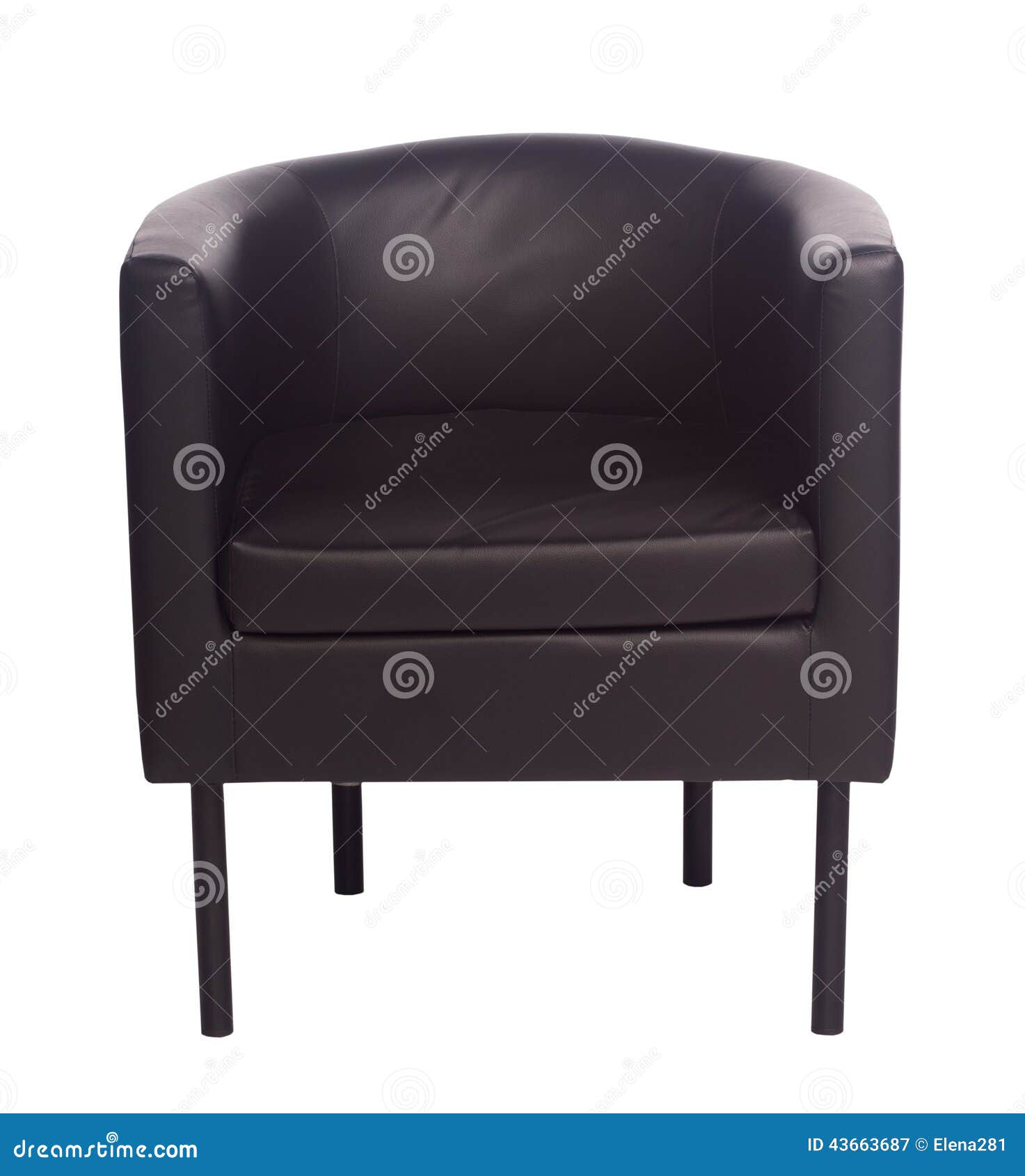 Chair Isolated on a White Background Stock Image - Image of comfortable ...