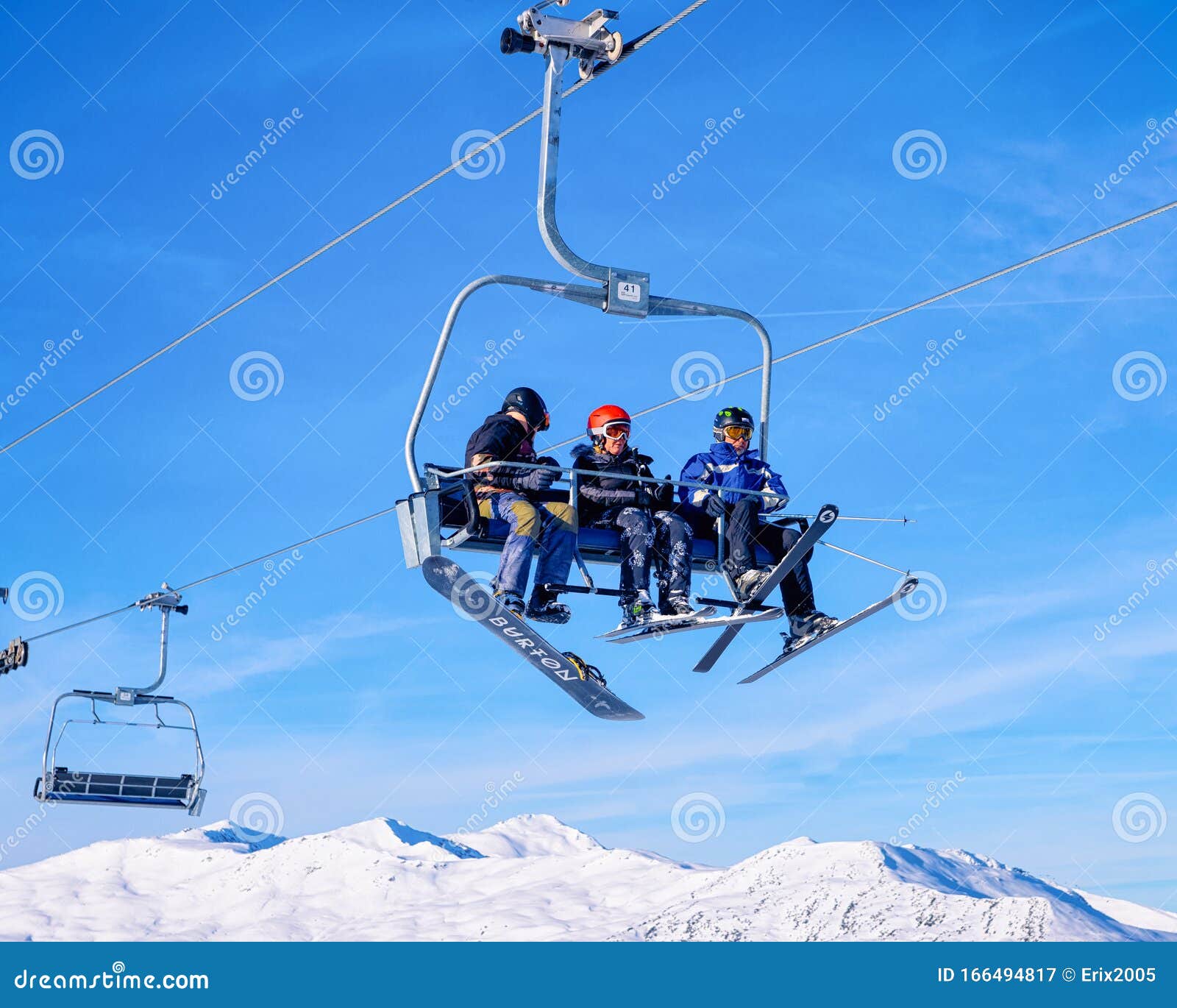 Chair Lift In Penken Ski Resort In Tyrol In Austria Editorial