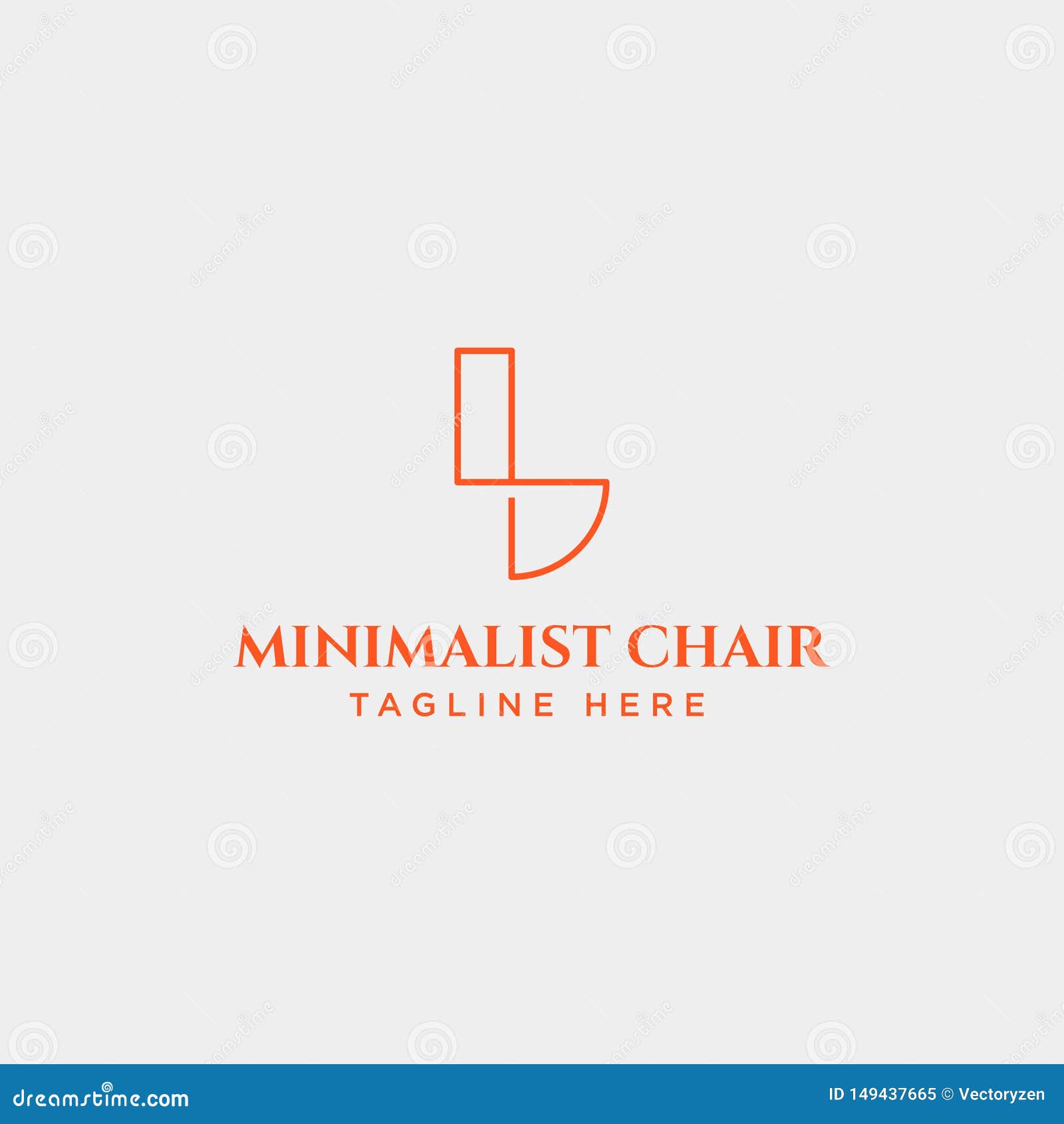 Chair Logo Design Concept with Modern Design Vector Icon Isolated Stock ...