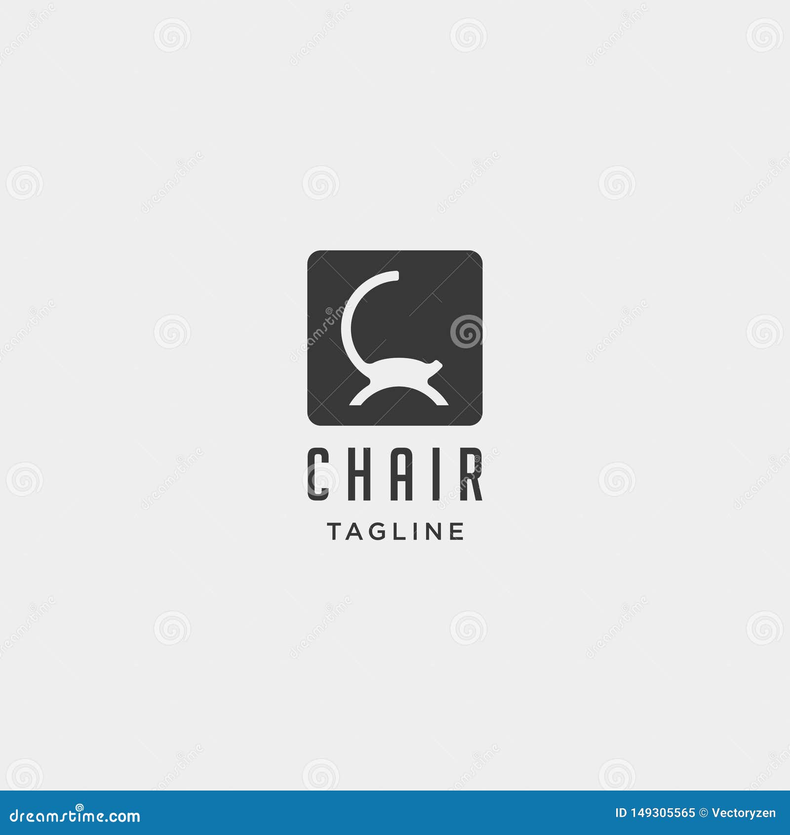 Chair Logo Design Vector Icon Illustration Icon Isolated Stock Vector ...