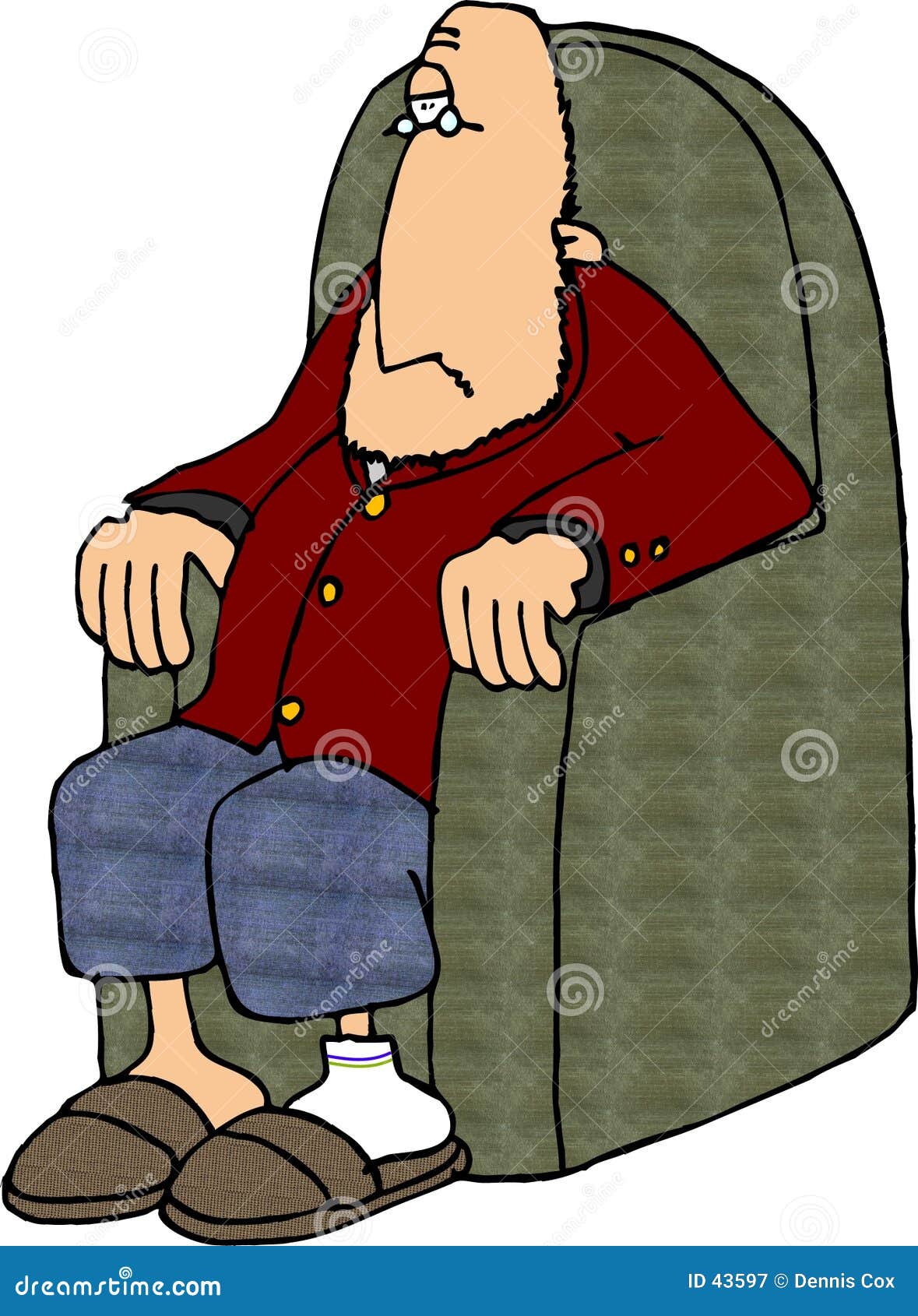 Bored Man Clipart