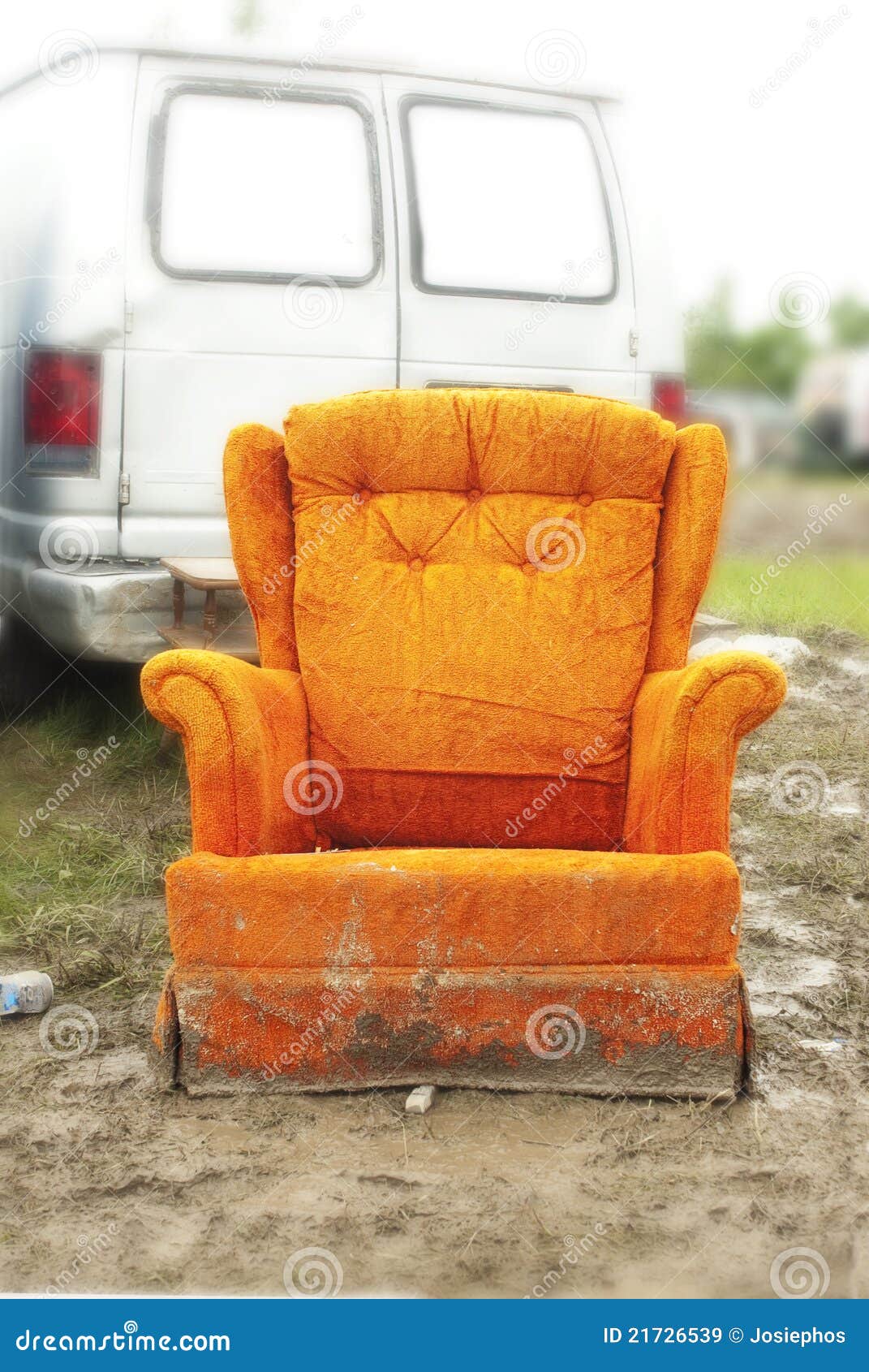 Chair in the mud stock image. Image of truck, dirty, cozy - 21726539