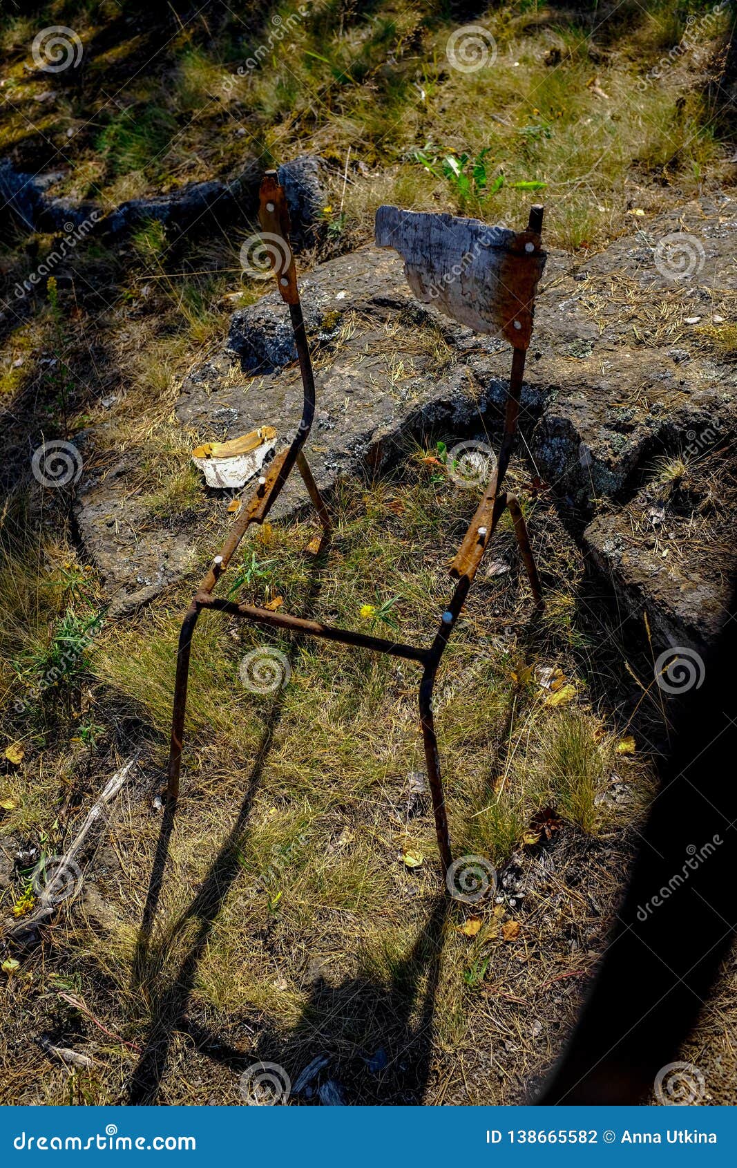 Chair mummy stock photo. Image of metal, remnant, broken - 138665582