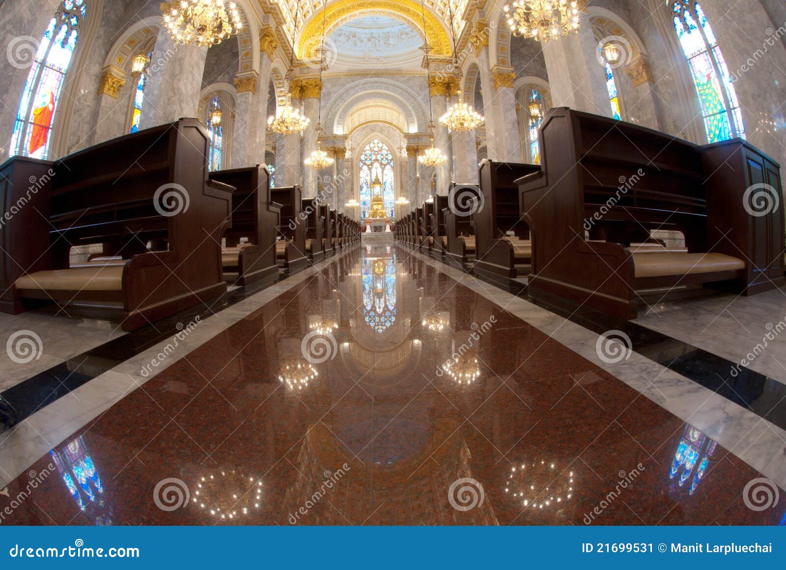 Chair Prayer Interior Inside a Catholic Church. Editorial Photo - Image ...