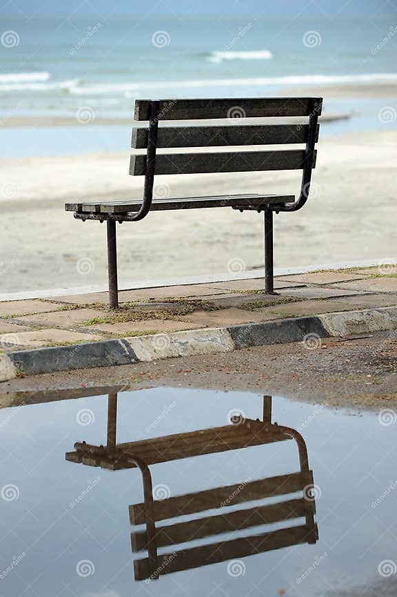 Chair reflection stock photo. Image of seashore, reflection - 20878720
