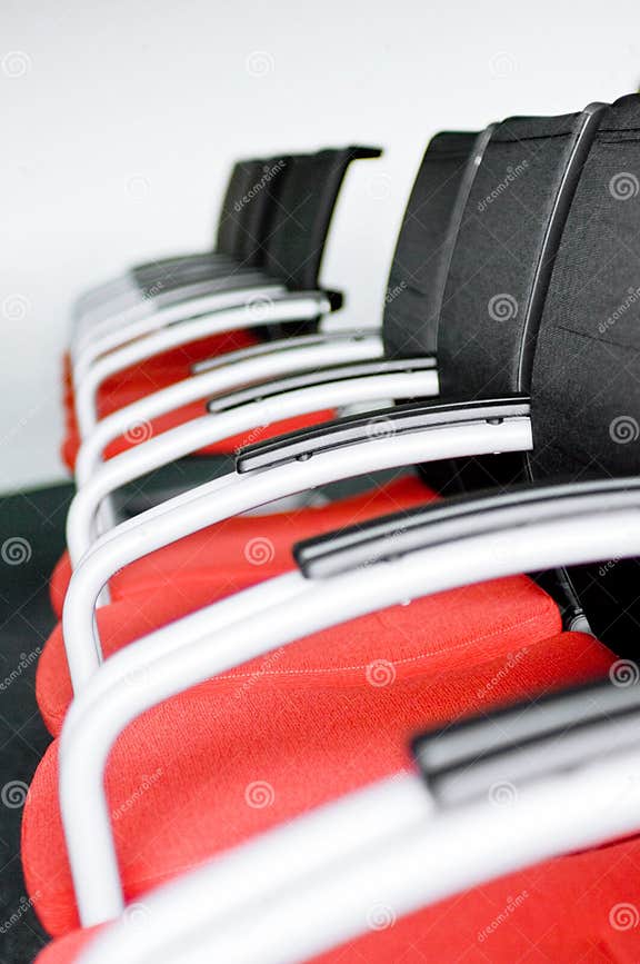 Chair row stock photo. Image of lined, interior, rotting - 9995832