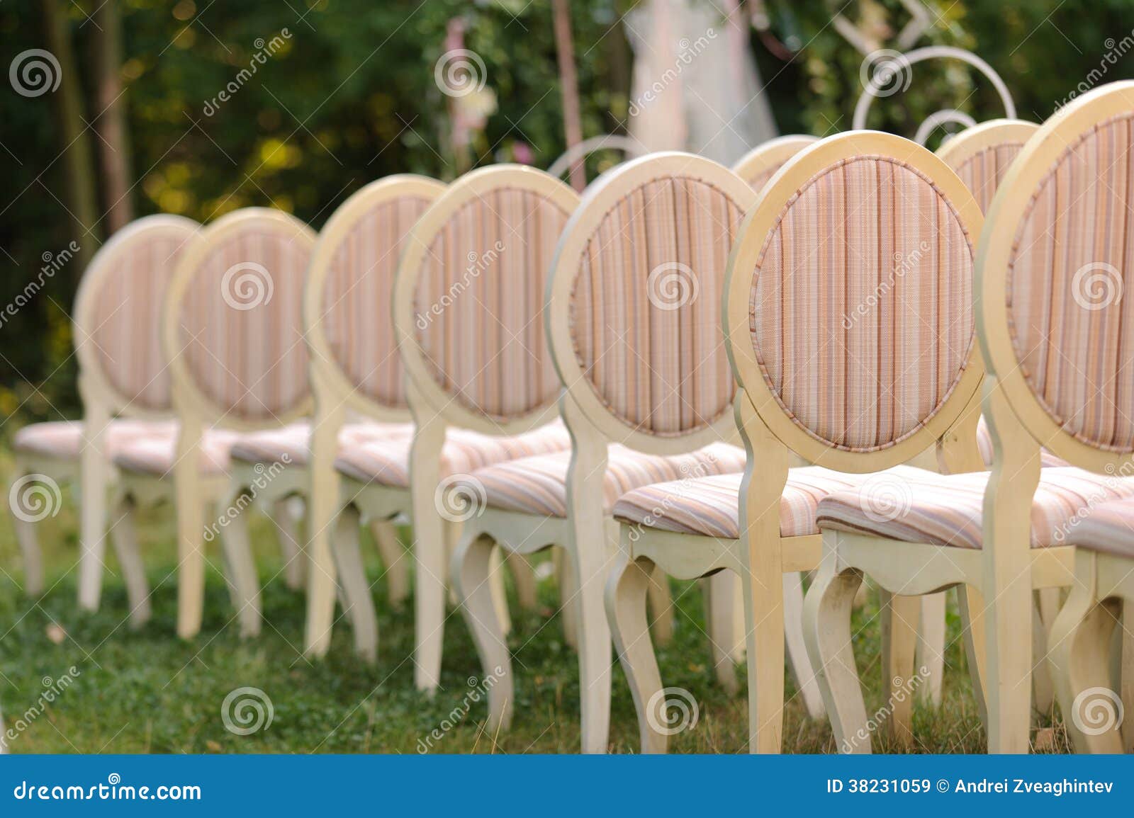 Chair s Back stock image. Image of pattern, garden, grass - 38231059