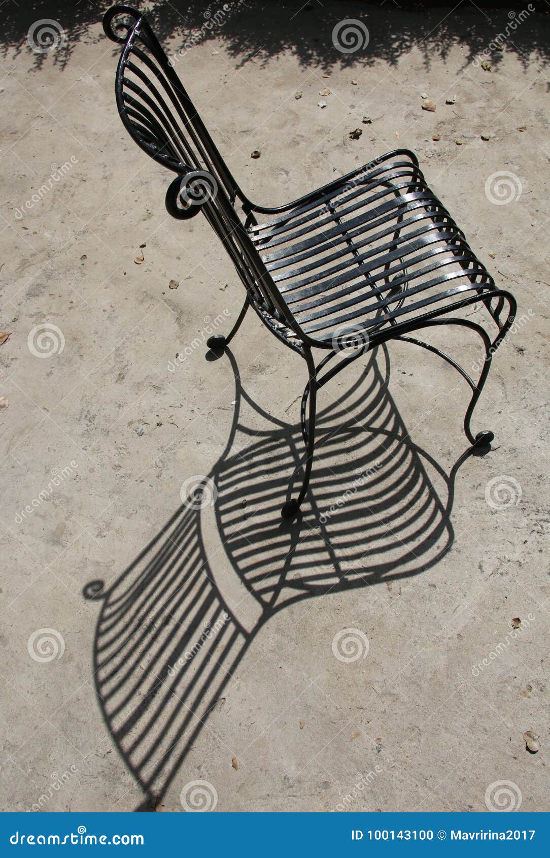 A chair and a shadow stock photo. Image of relaxation - 100143100