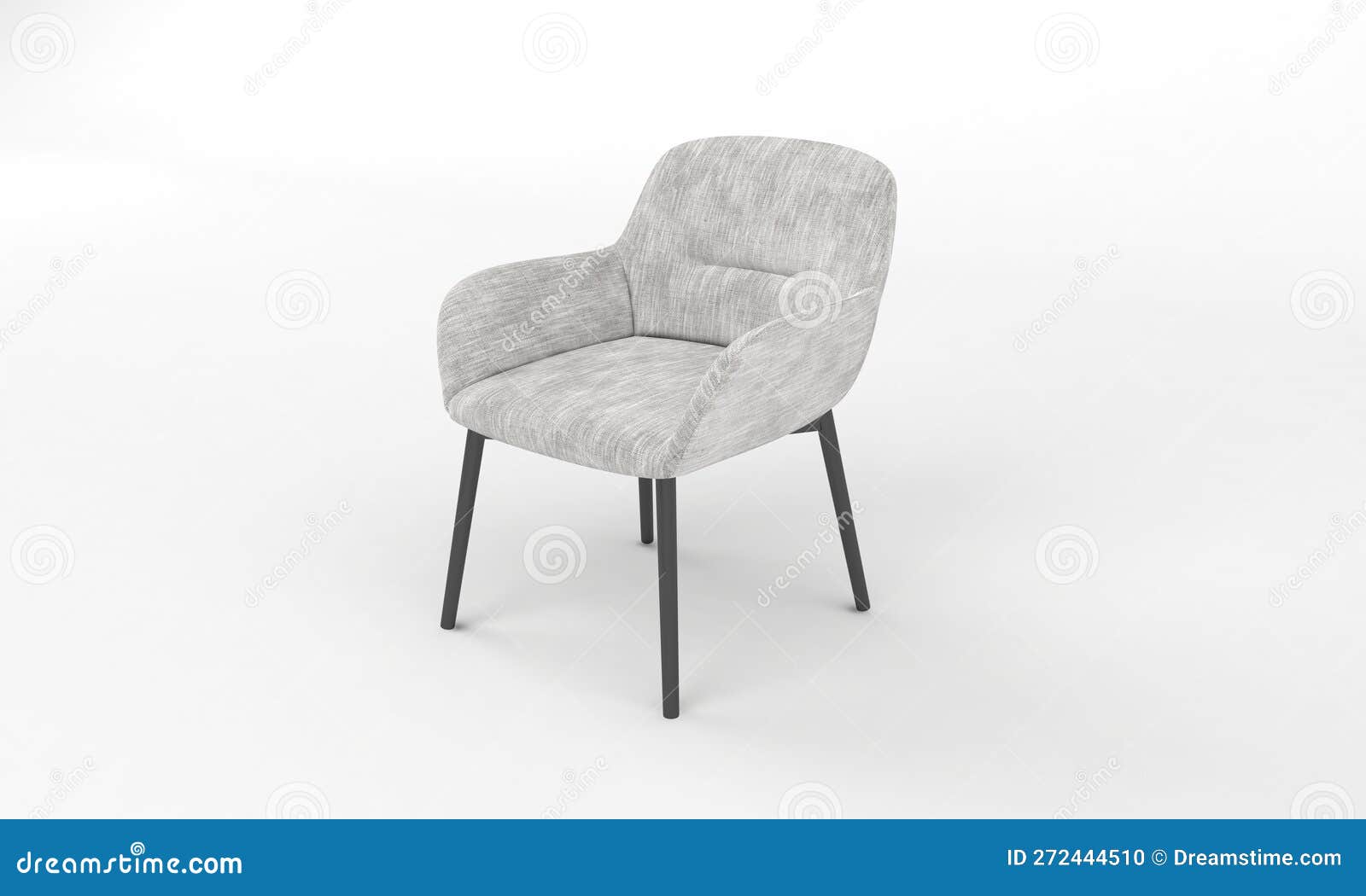 Office Chair3D Rendered Realistic Furniture Side View Stock ...