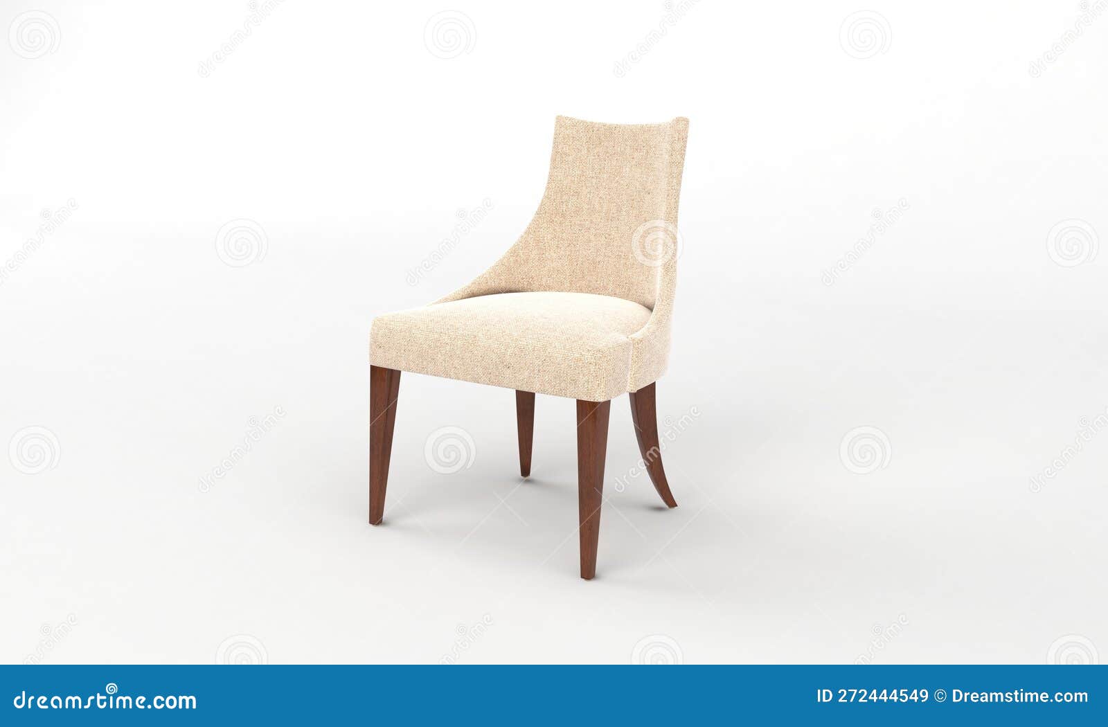 Office Chair3D Rendered Realistic Furniture Side View Stock ...