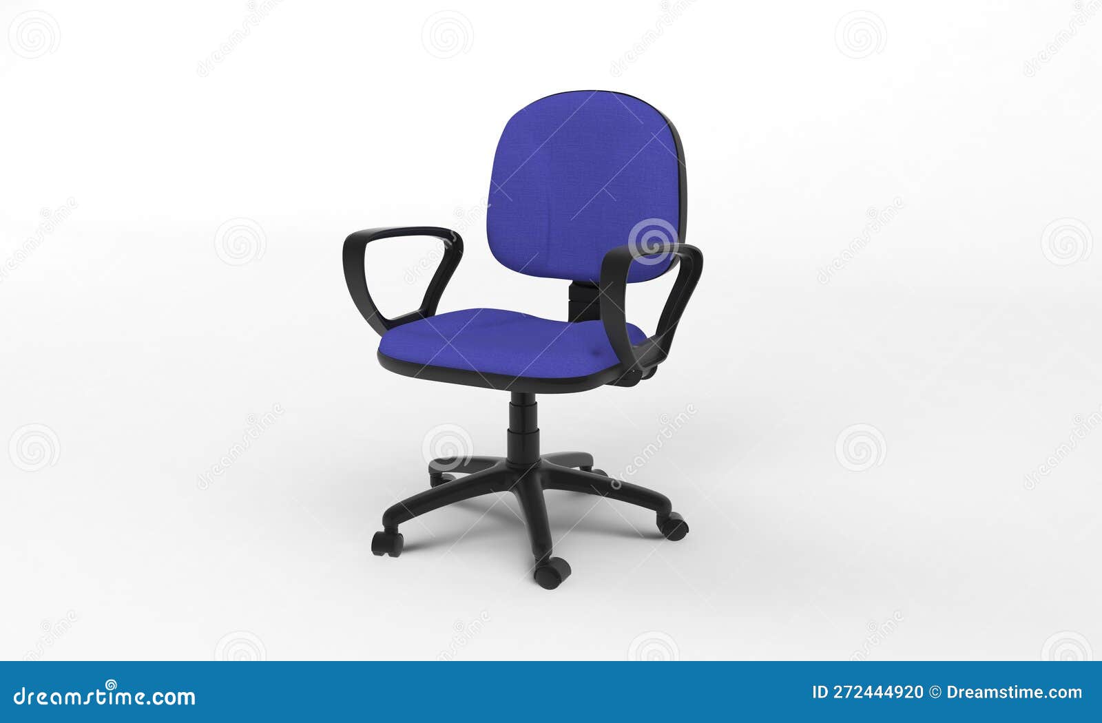 Office Chair3D Rendered Realistic Furniture Side View Stock ...