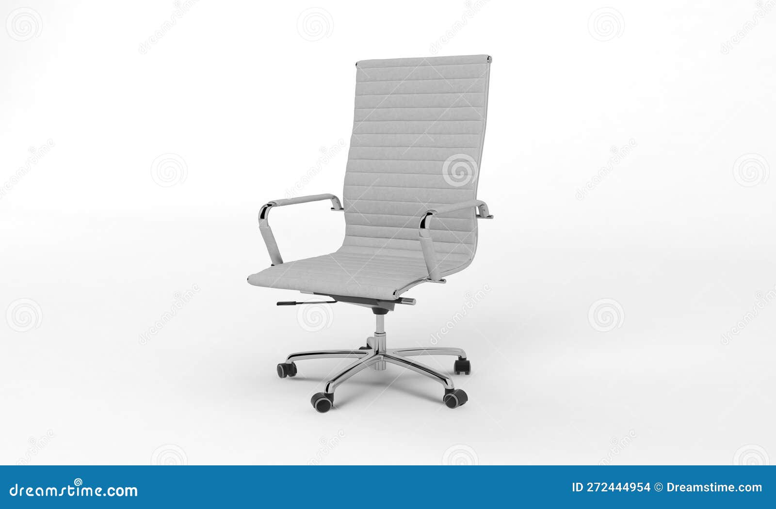 Office Chair3D Rendered Realistic Furniture Side View Stock ...