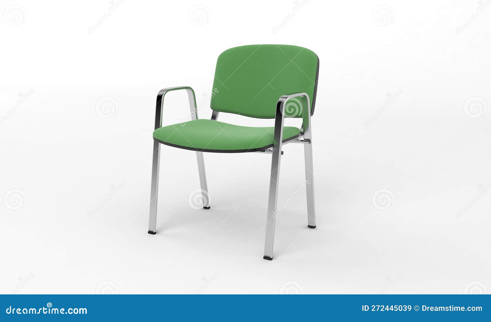Office Chair3D Rendered Realistic Furniture Side View Stock ...