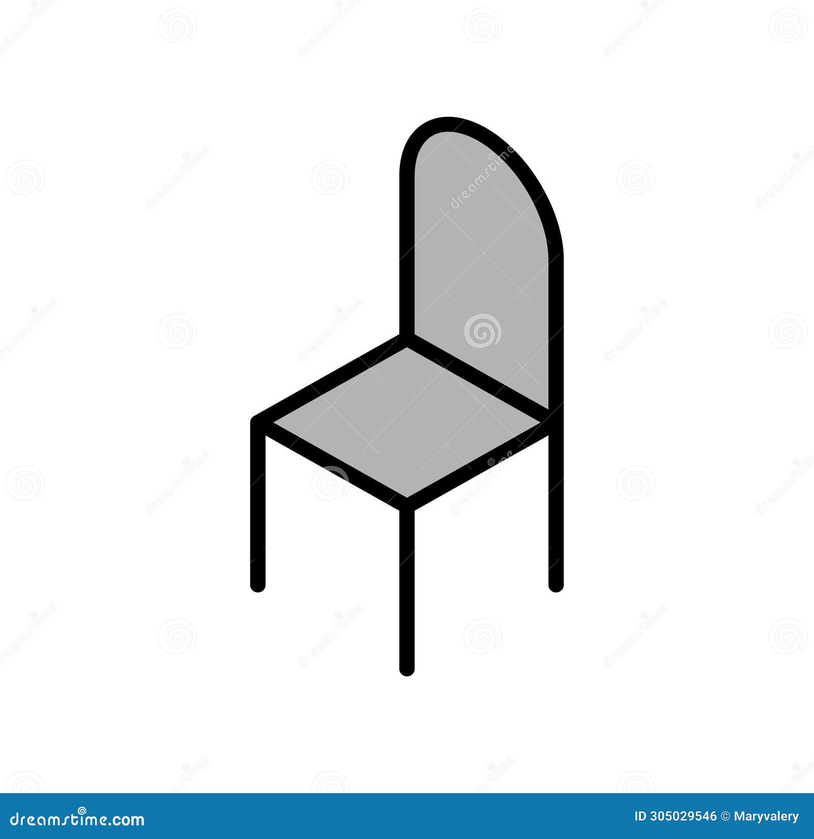 Chair Sign Icon. Office Chair Symbol Stock Vector - Illustration of ...