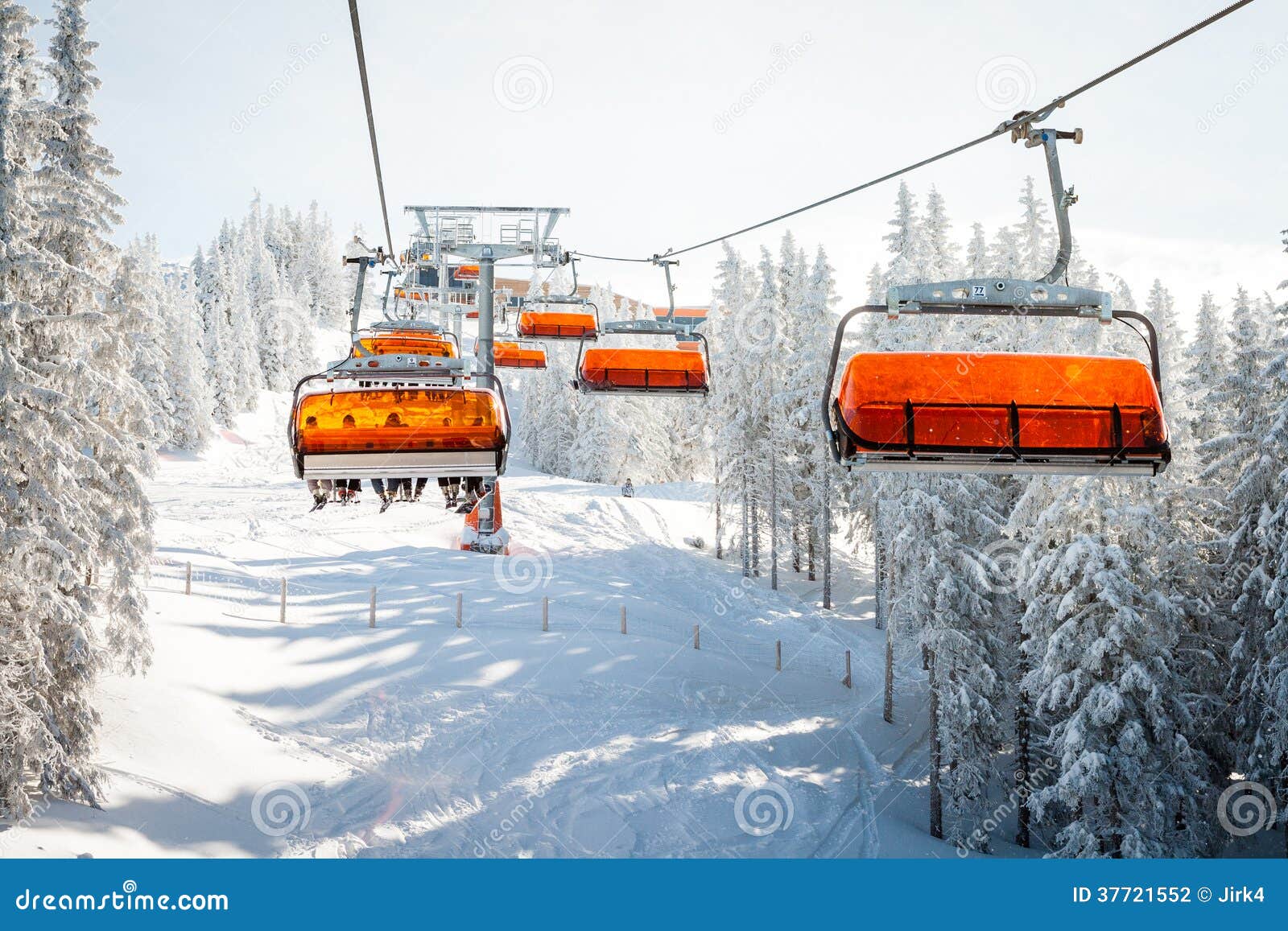 Chair ski lift stock photo. Image of aerial, lift, chair - 37721552