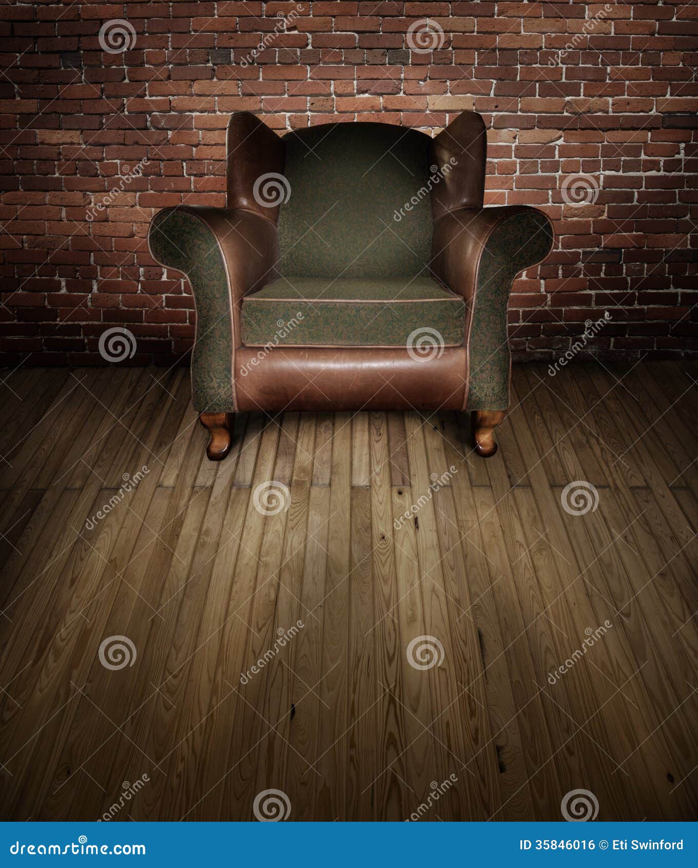 Chair on stage stock photo. Image of leather, stage, present - 35846016