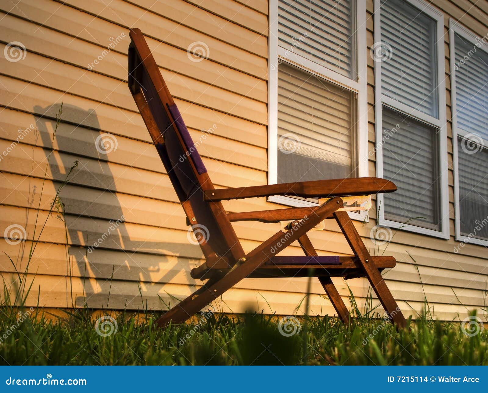 Chair at Sunset stock photo. Image of living, horizontal - 7215114