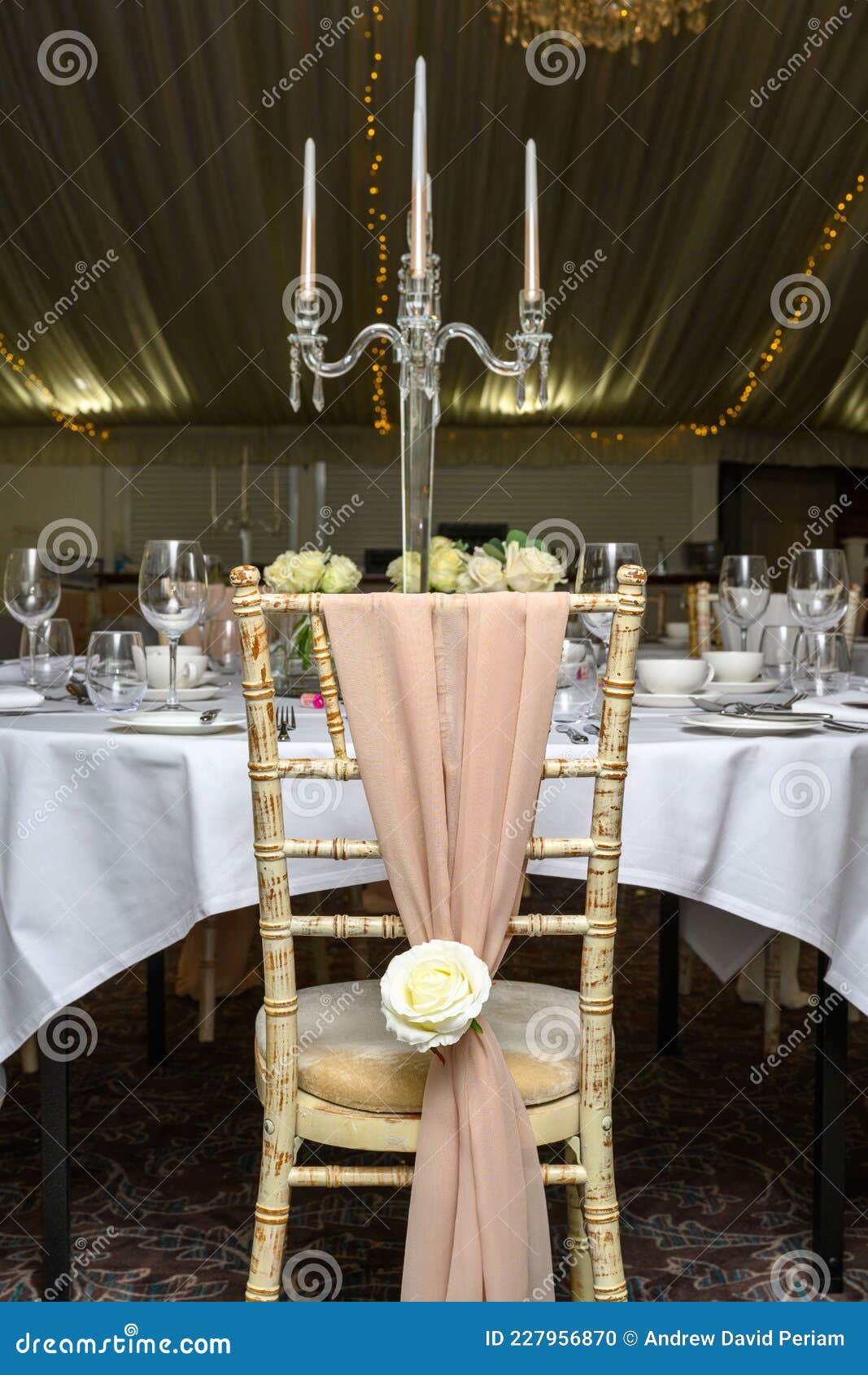 Chair and Table at a Wedding Reception Stock Photo - Image of modern ...