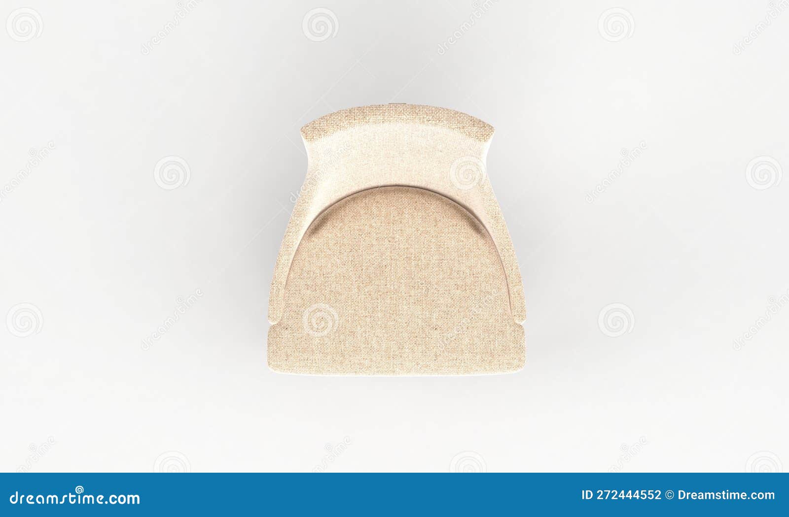 Office Chair 3D Rendered Realistic Furniture Top View Stock ...