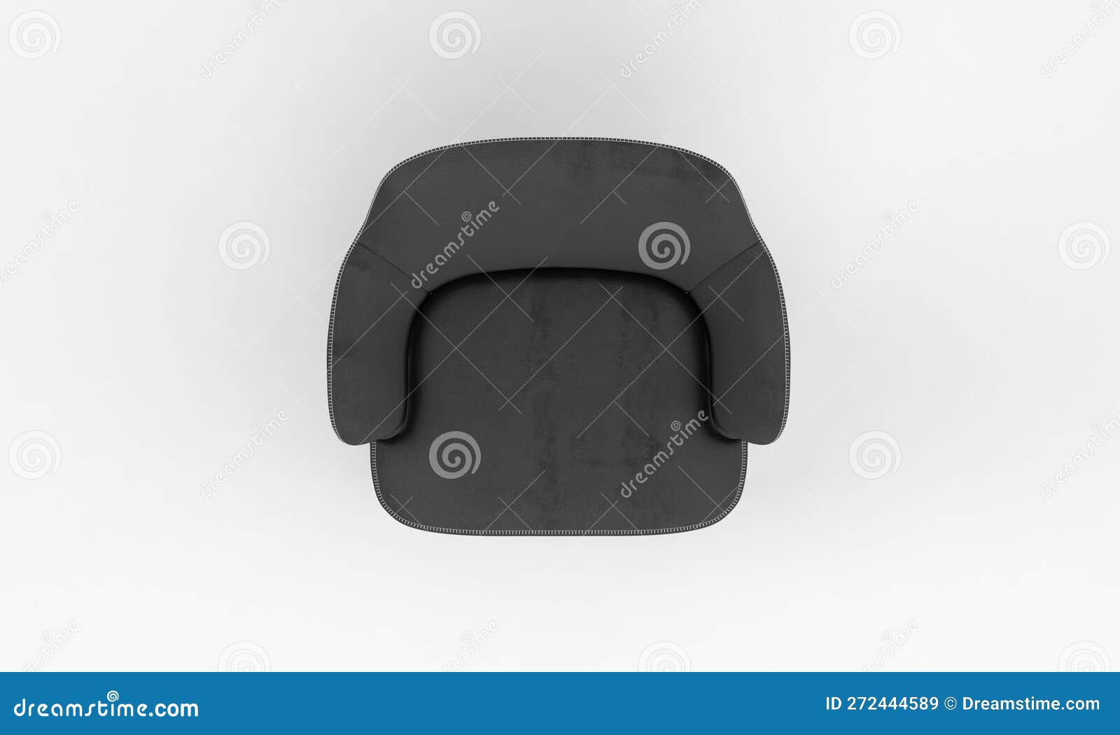 Office Chair3D Rendered Realistic Furniture Side View Stock ...