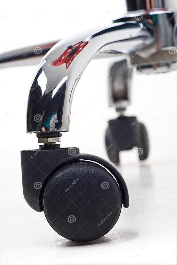 Chair Wheel stock photo. Image of roll, feet, reflect - 4945856