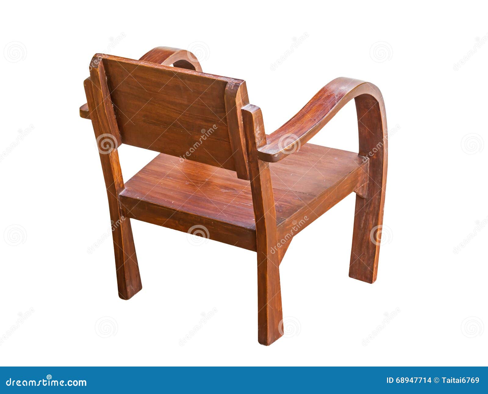 Chair wood isolated stock photo. Image of comfortable - 68947714