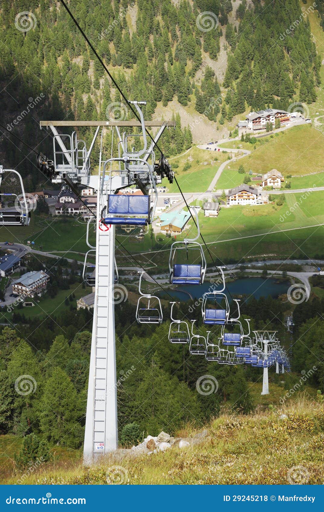 Chairlift stock photo. Image of landscape, cable, rope - 29245218