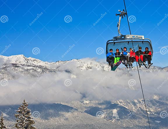 Chairlift Ski Resort Schladming Editorial Photography Image Of