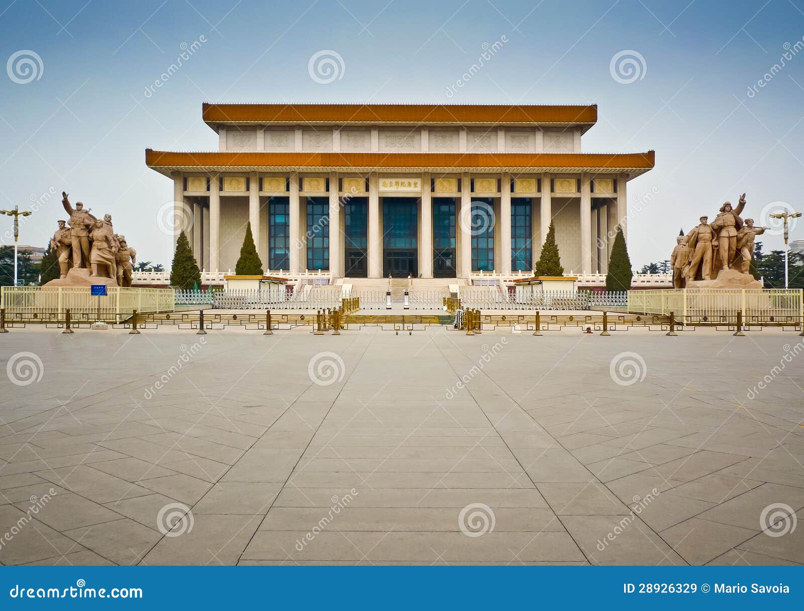 Chairman Mao Memorial Hall stock image. Image of asian - 28926329