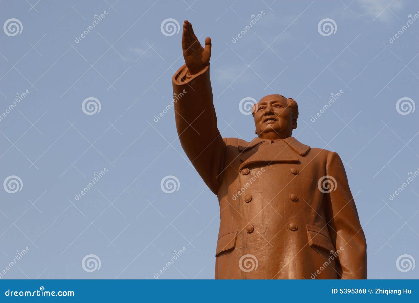 Chairman Mao Ze statue stock photo. Image of freedom, manager - 5395368