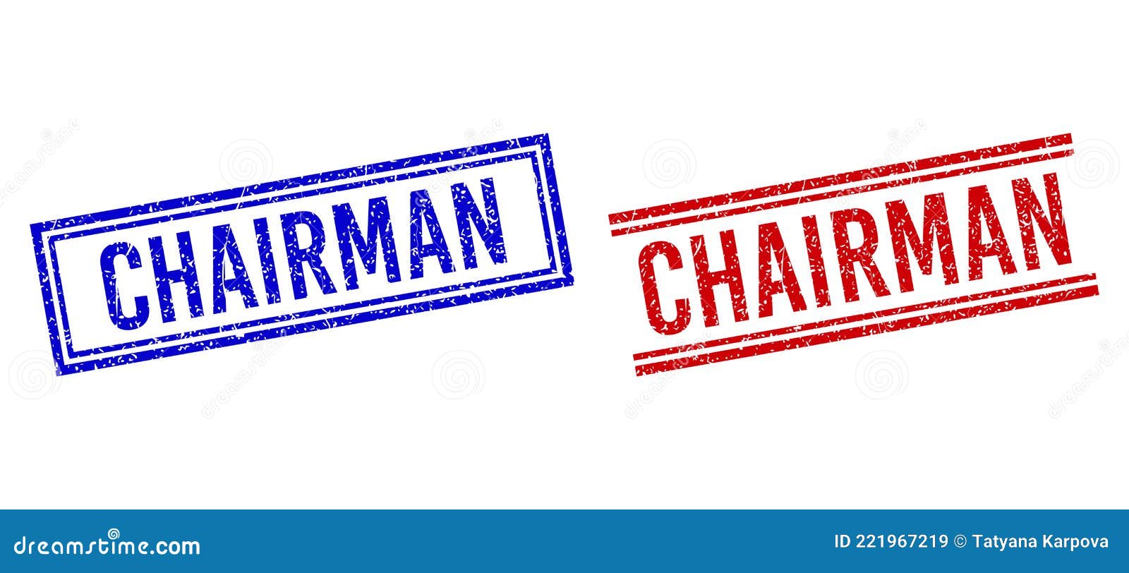Distress Textured CHAIRMAN Stamp Seals with Double Lines Stock Vector ...