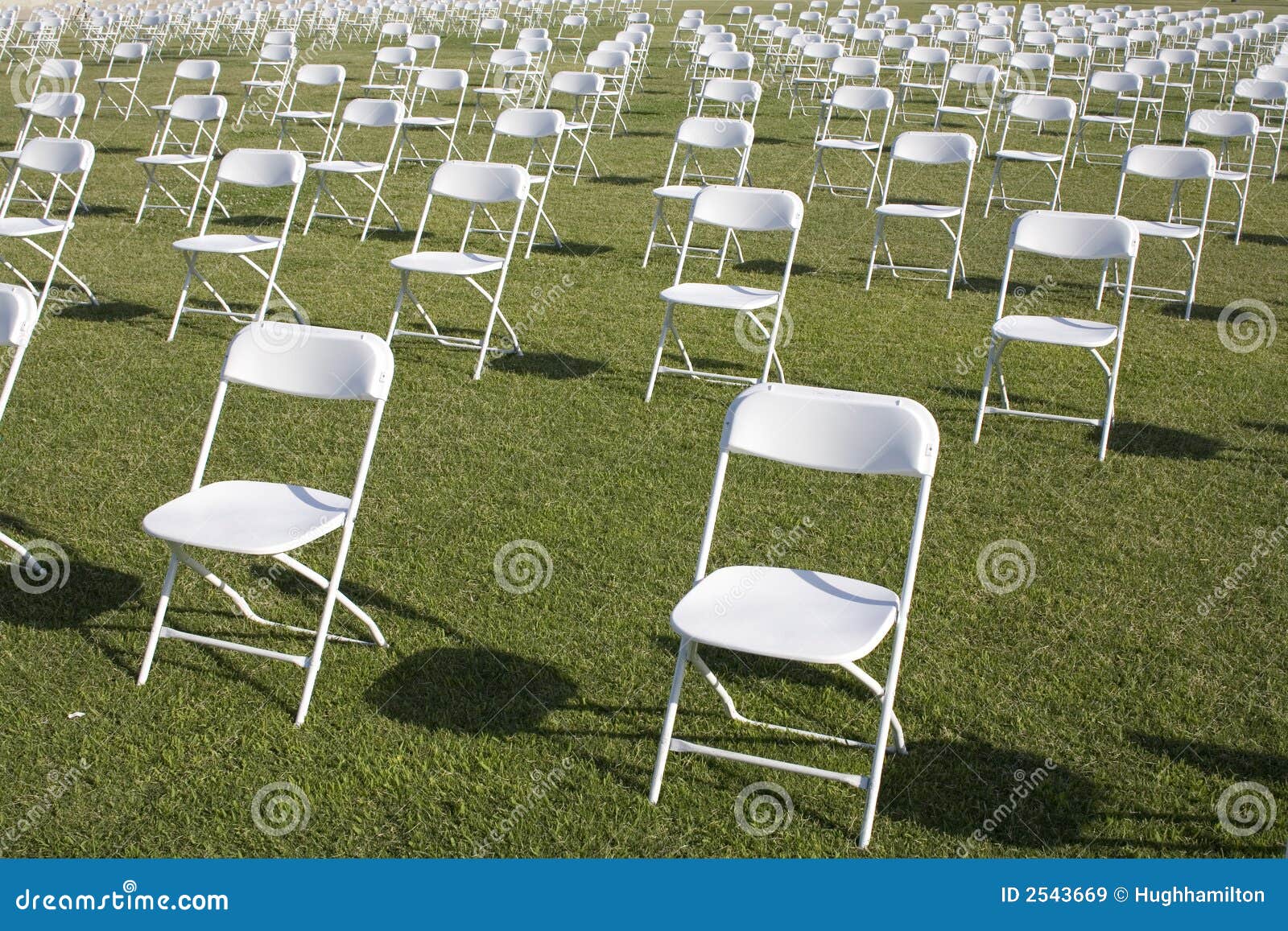 Chairs stock image. Image of exterior, field, lonely, crowd - 2543669
