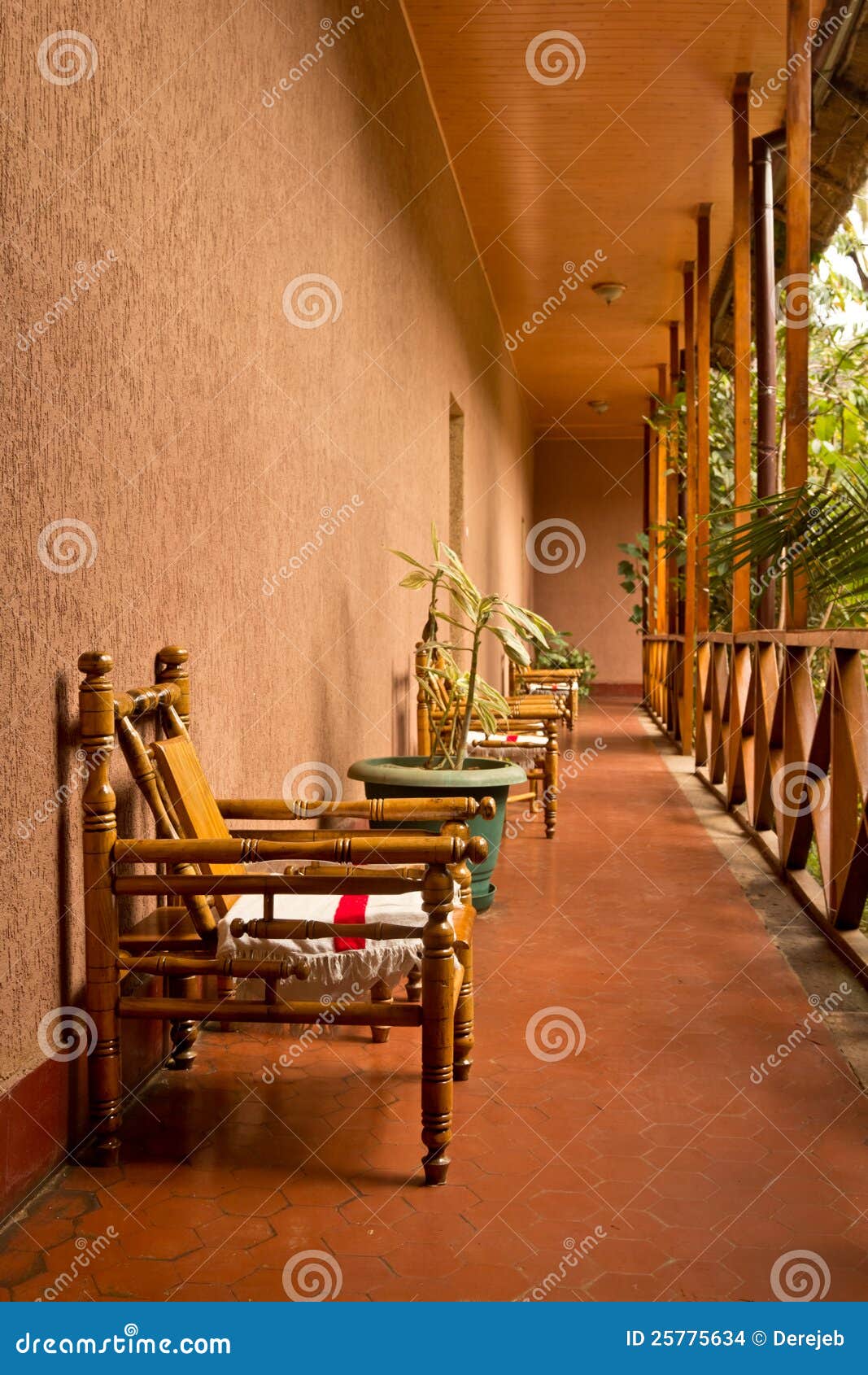 Chairs on the corridor editorial stock image. Image of cushion - 25775634