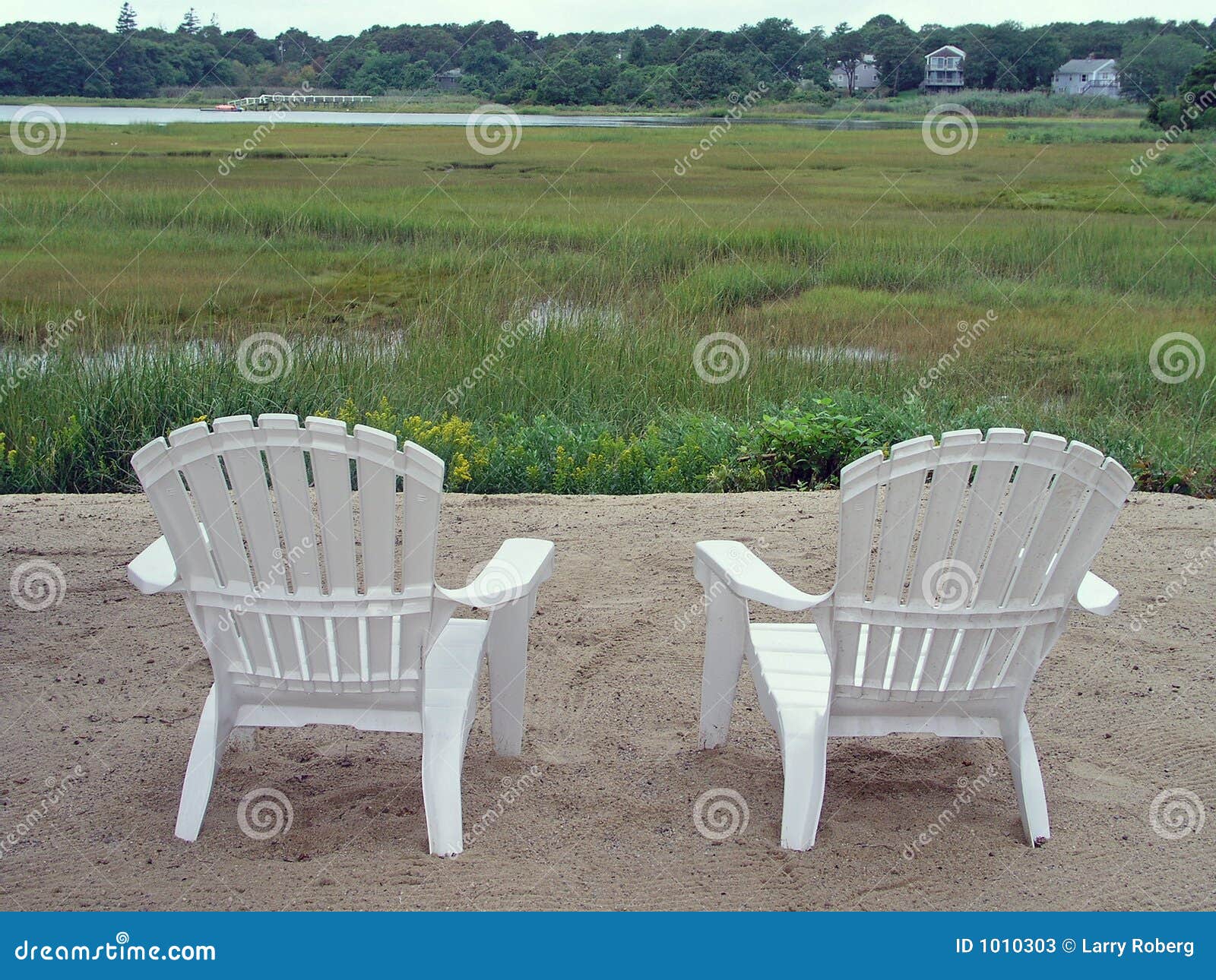Chairs and marsh stock image. Image of beach, relaxation - 1010303