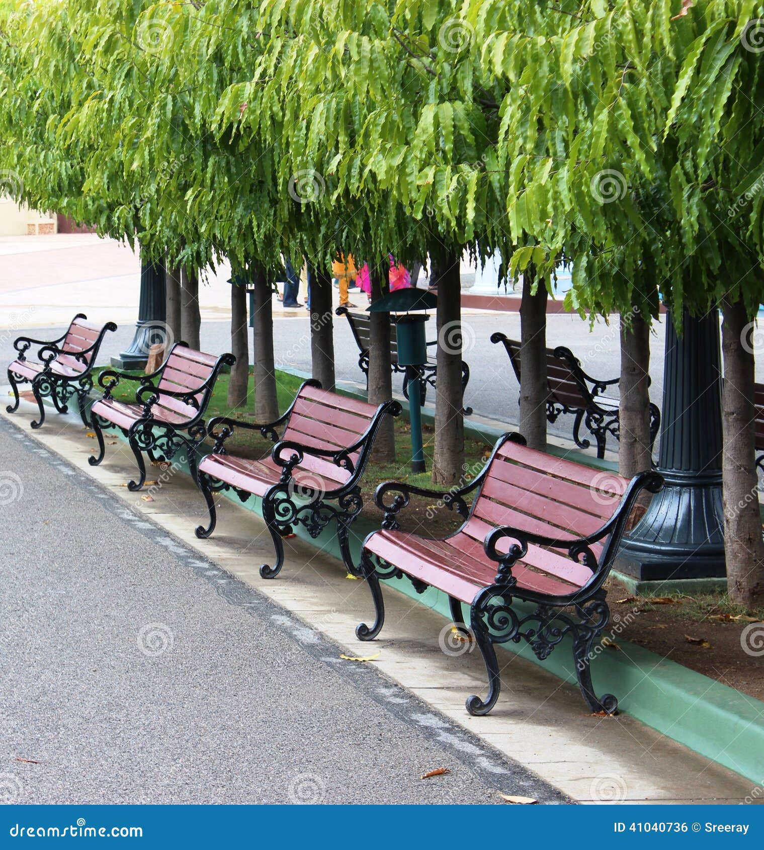 Chairs in the park stock photo. Image of japan, japanese - 41040736