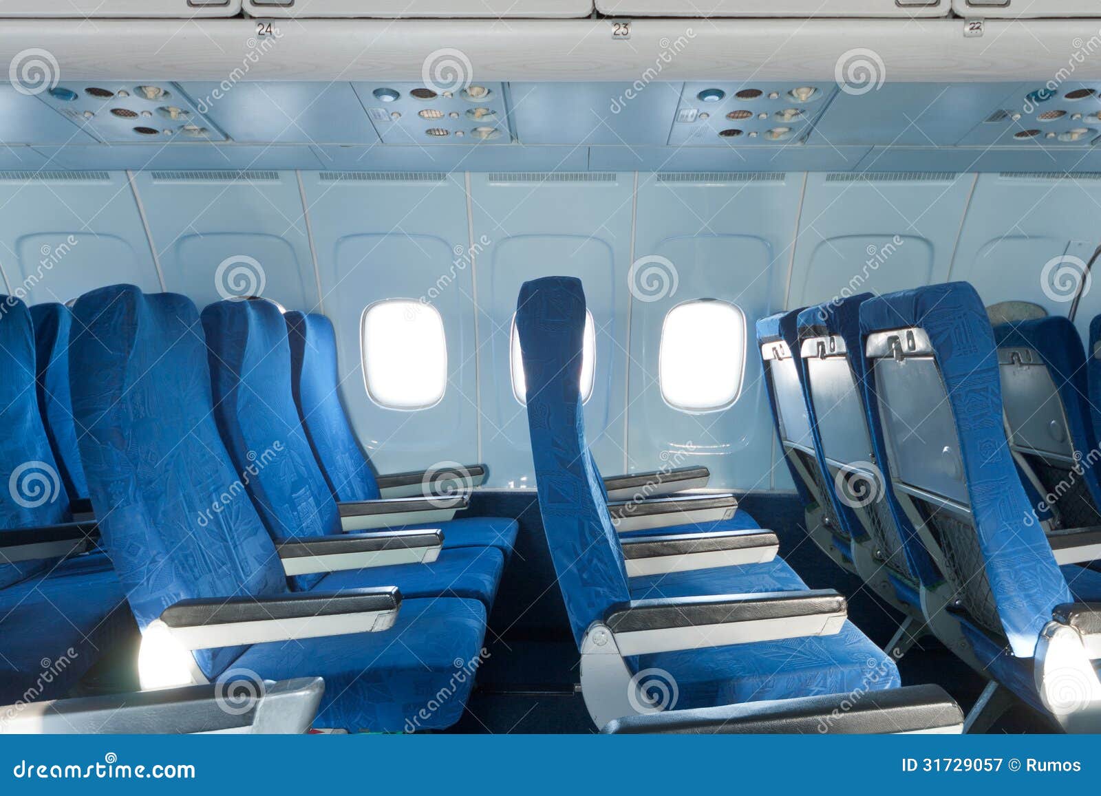 Chairs in the plane stock image. Image of porthole, seat - 31729057