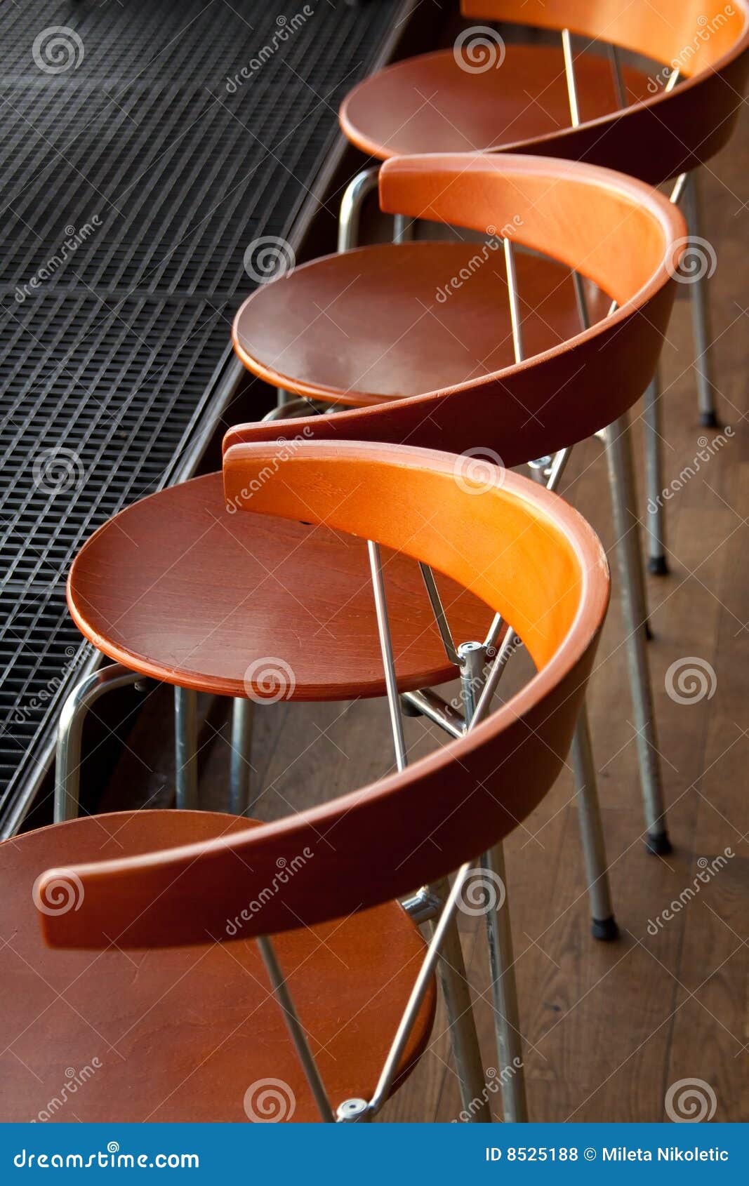 Chairs in a row stock photo. Image of furniture, chair - 8525188