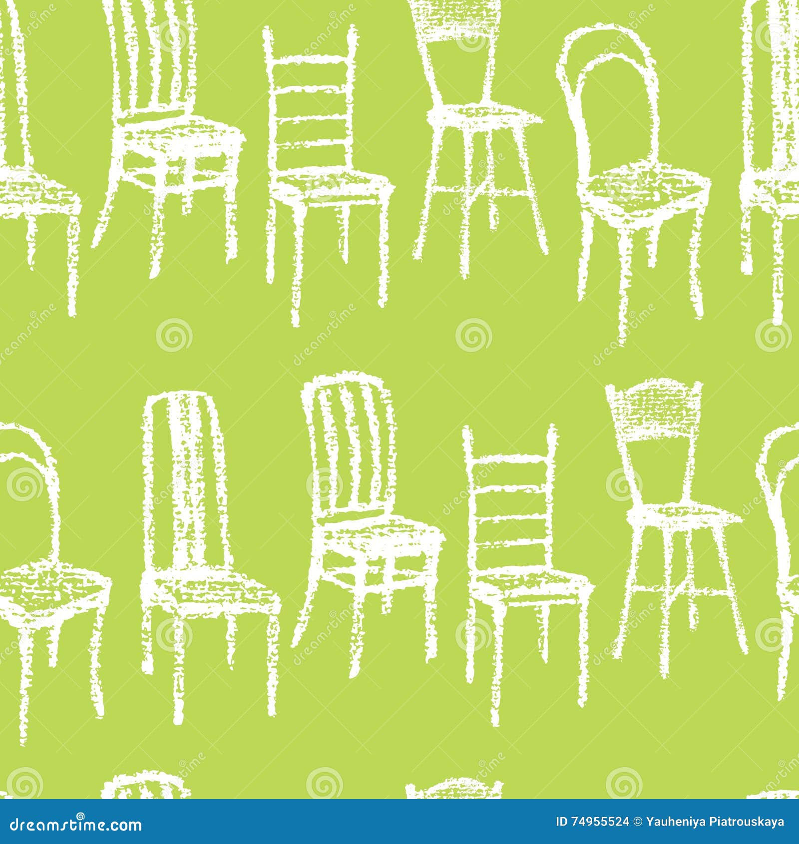 Chairs seamless pattern stock vector. Illustration of logo - 74955524