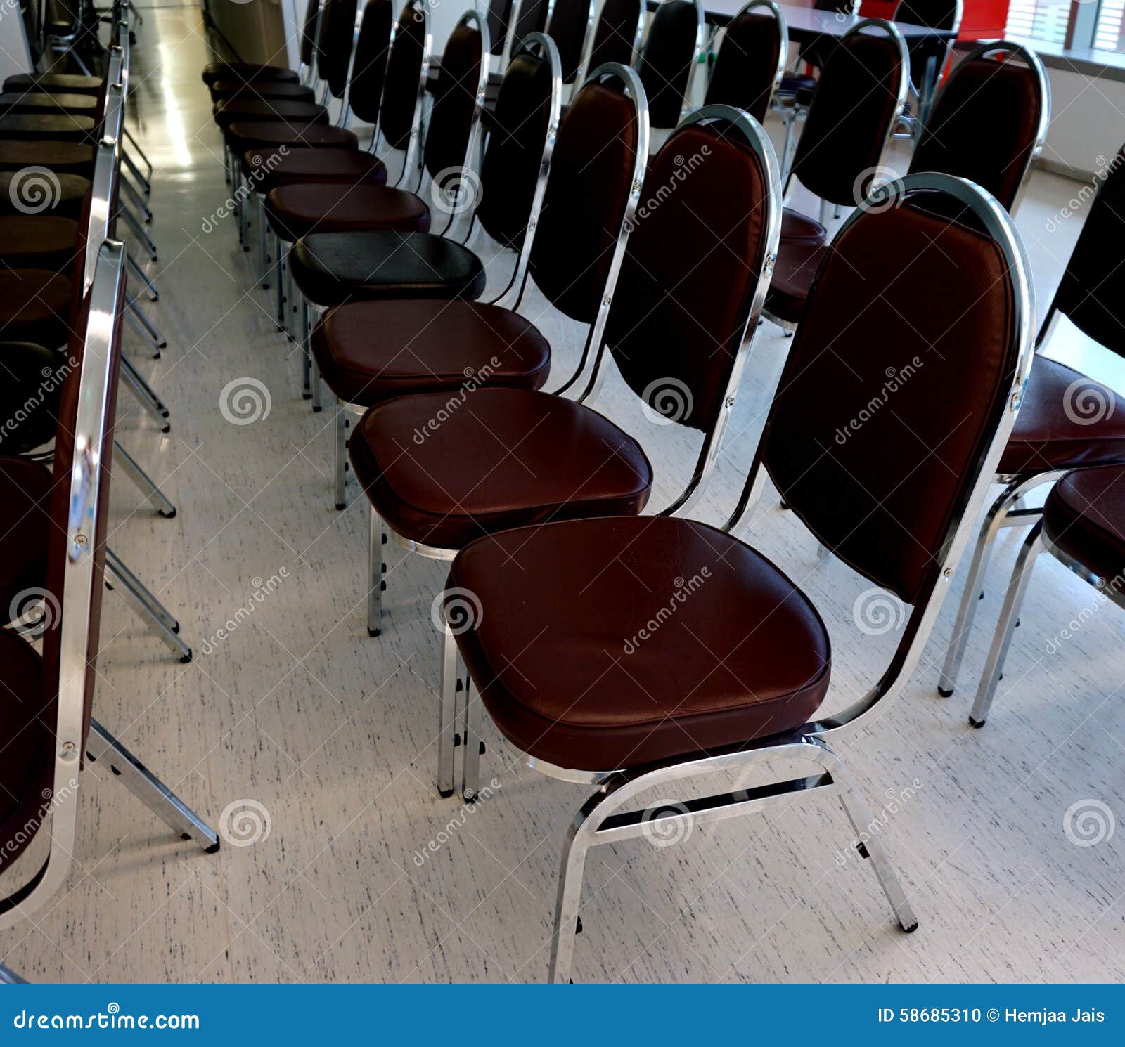 Chairs in siminar room stock photo. Image of chair, furniture - 58685310