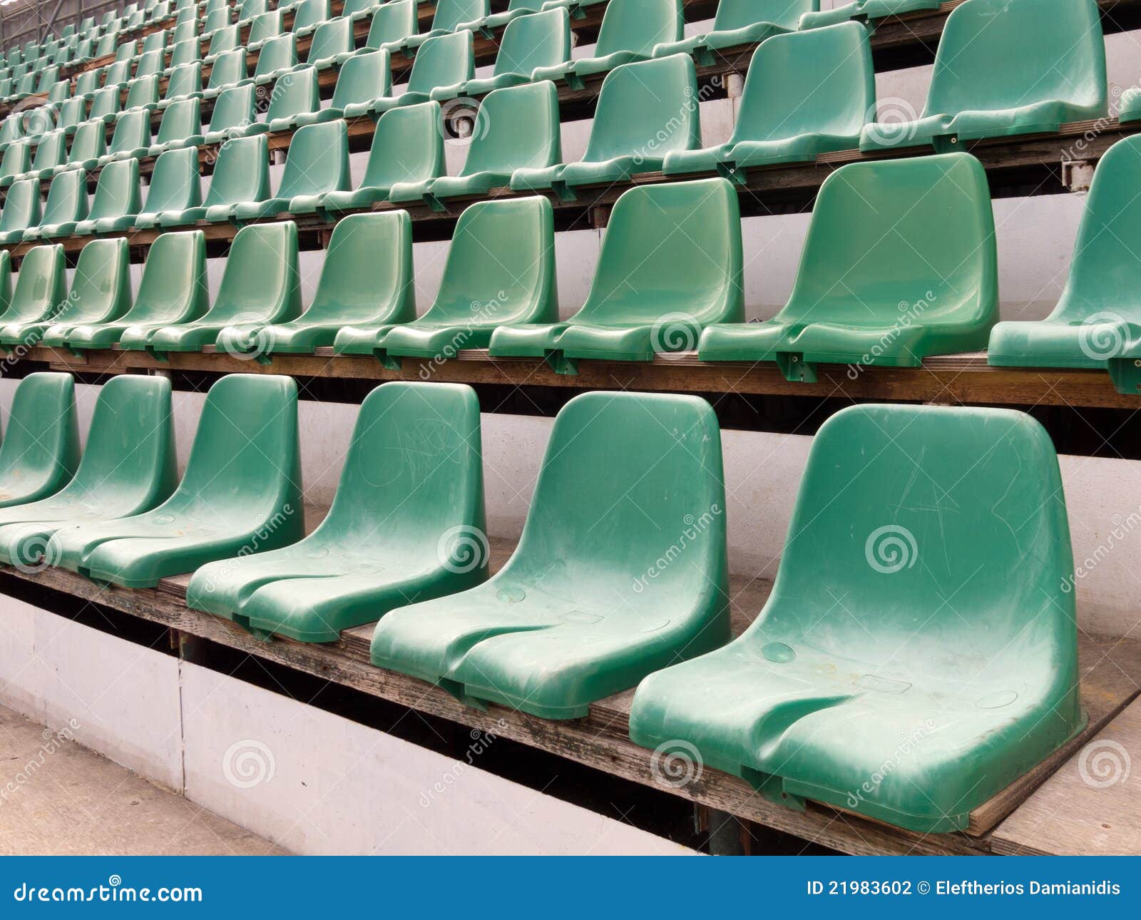 Chairs in stadium stock photo. Image of number, event - 21983602