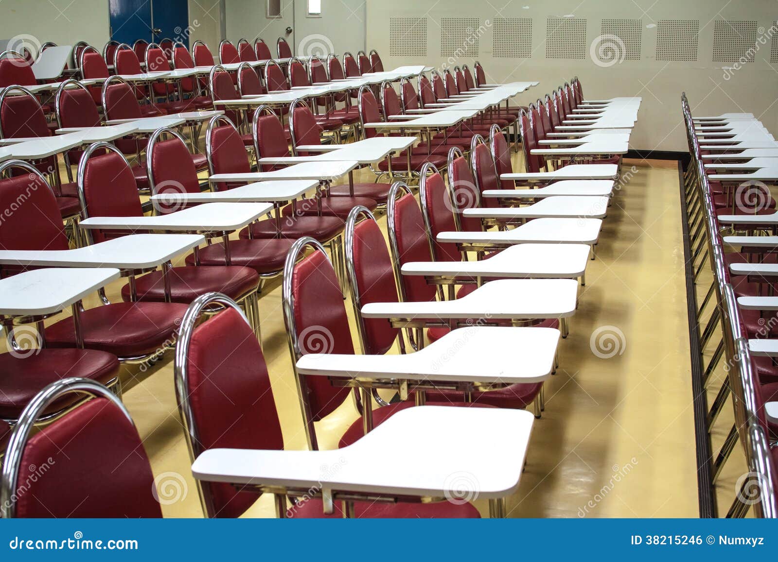 Chairs for students stock photo. Image of auditorium - 38215246