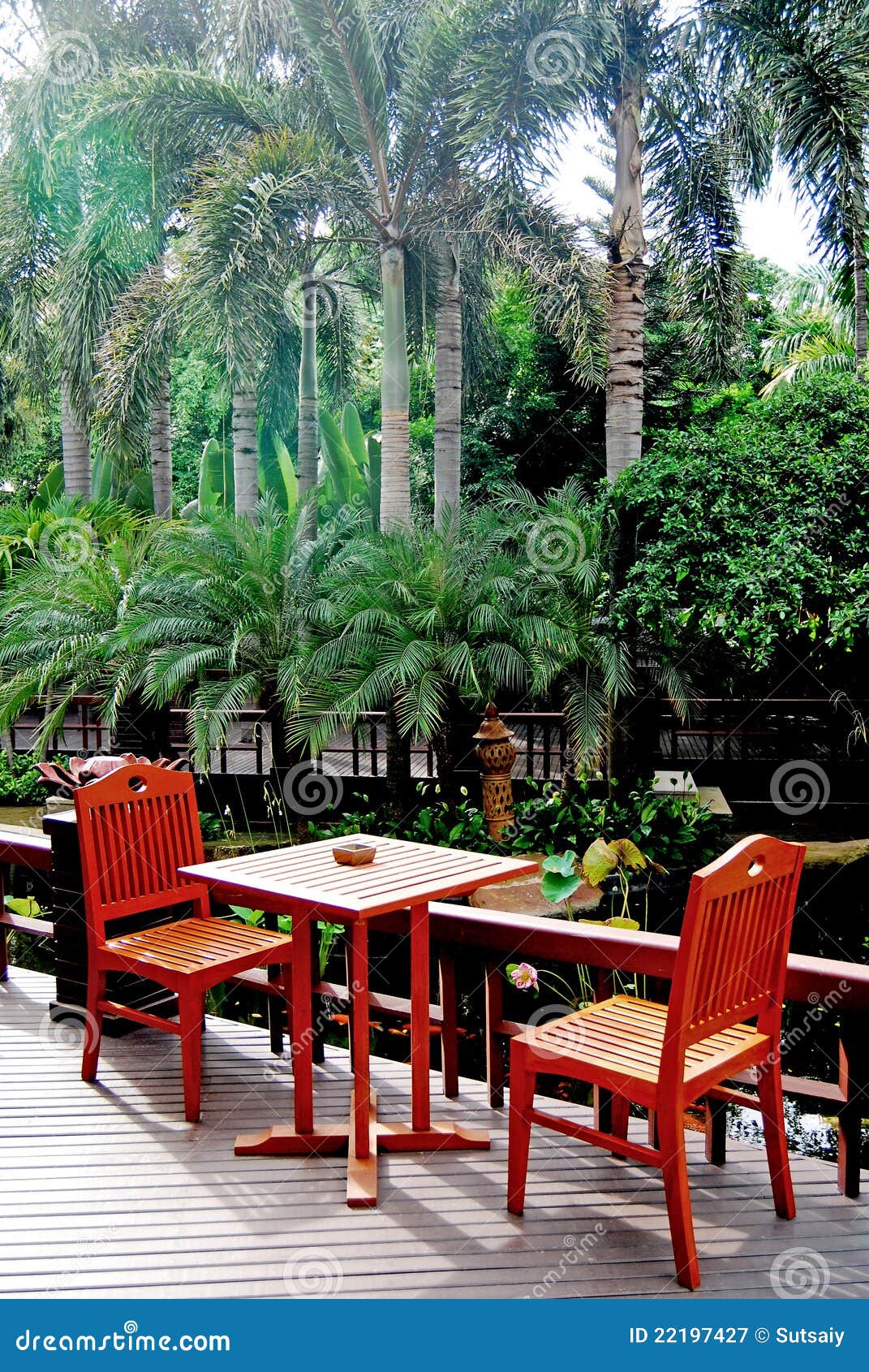Chairs tropical garden stock image. Image of expensive - 22197427