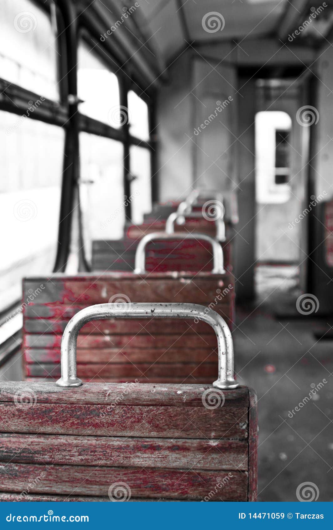 Chairs in vintage train stock image. Image of chair, interior - 14471059