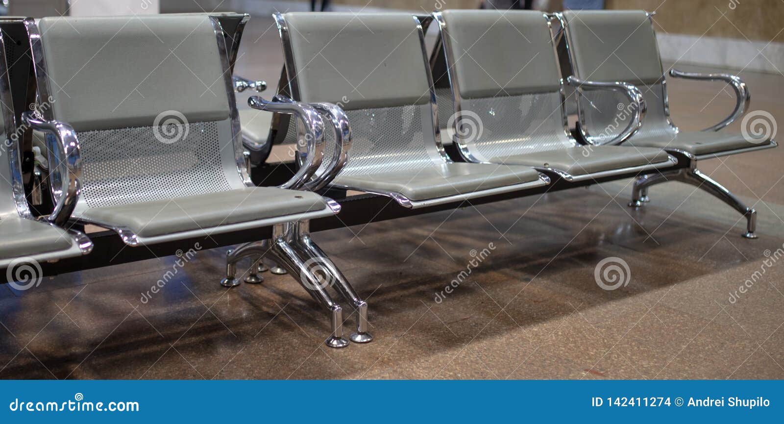 Chairs in the Waiting Room of the Station Stock Photo - Image of chair ...