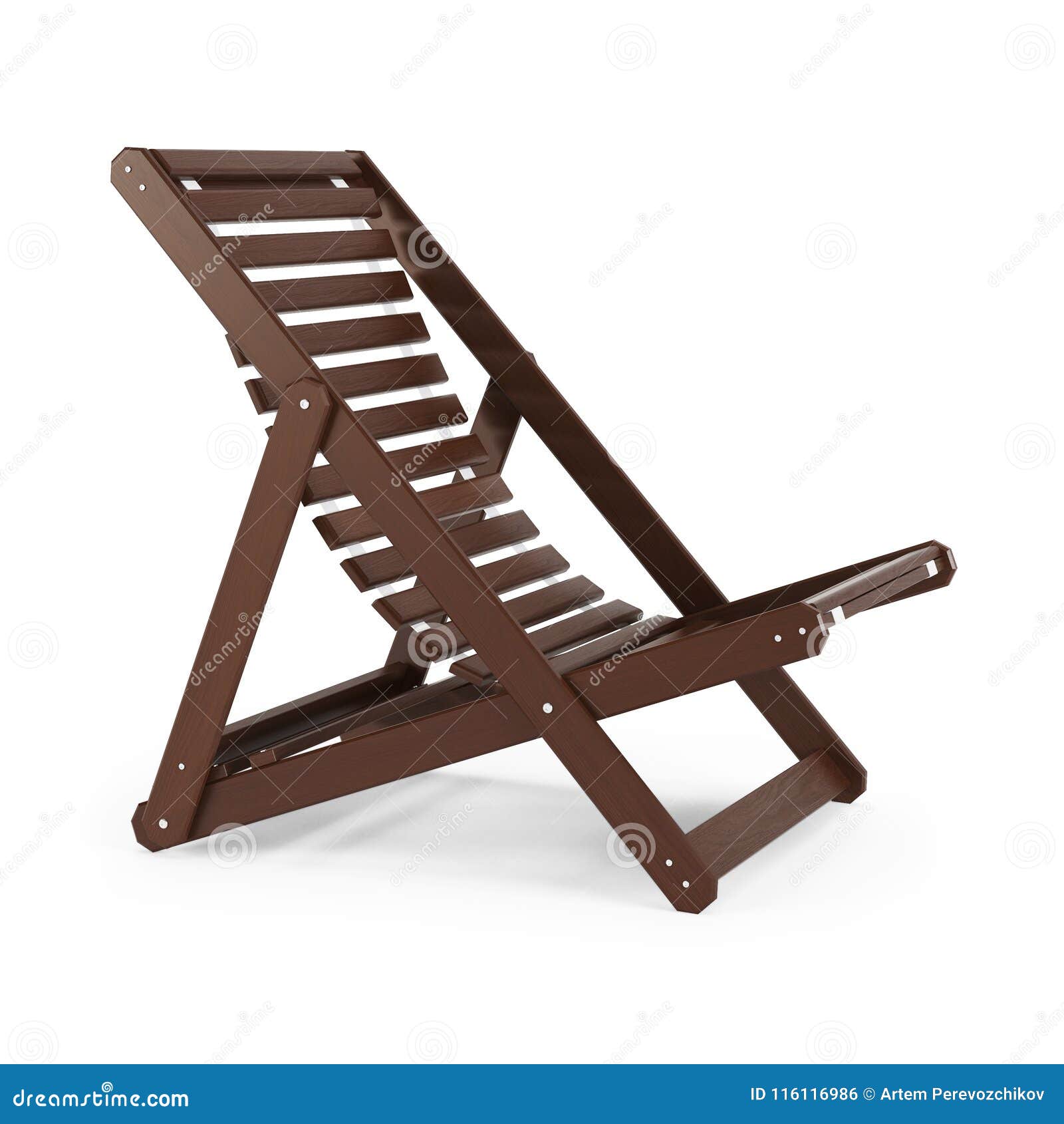 Chaise Lounge on White Background Stock Photo - Image of relax, chair ...