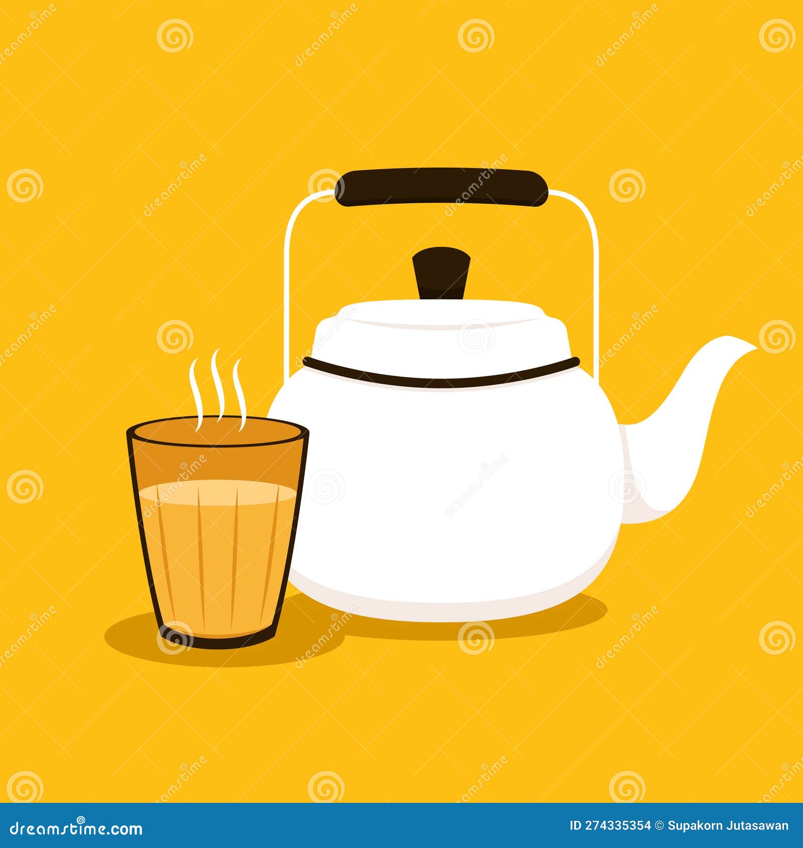 Indian Hot Drink Vector. Indian Chai Icon. Chai Is Indian Drink ...