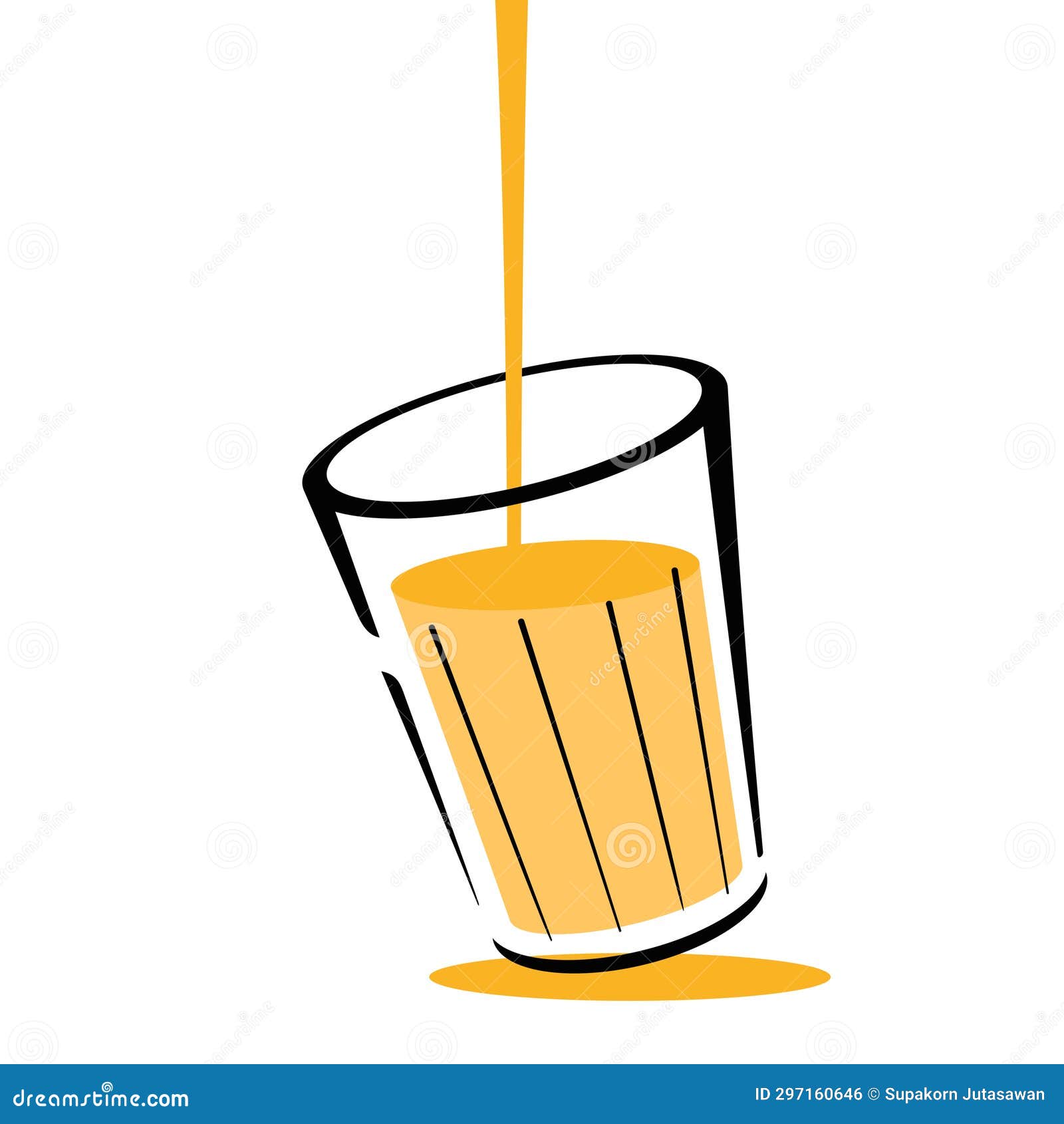 Chai Logo Design. Karak Milk Chai Illustration on Organic Background ...