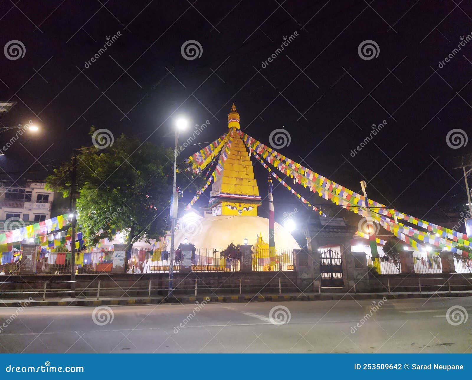 Chaitya stock photo. Image of night, chaitya, metropolis - 253509642