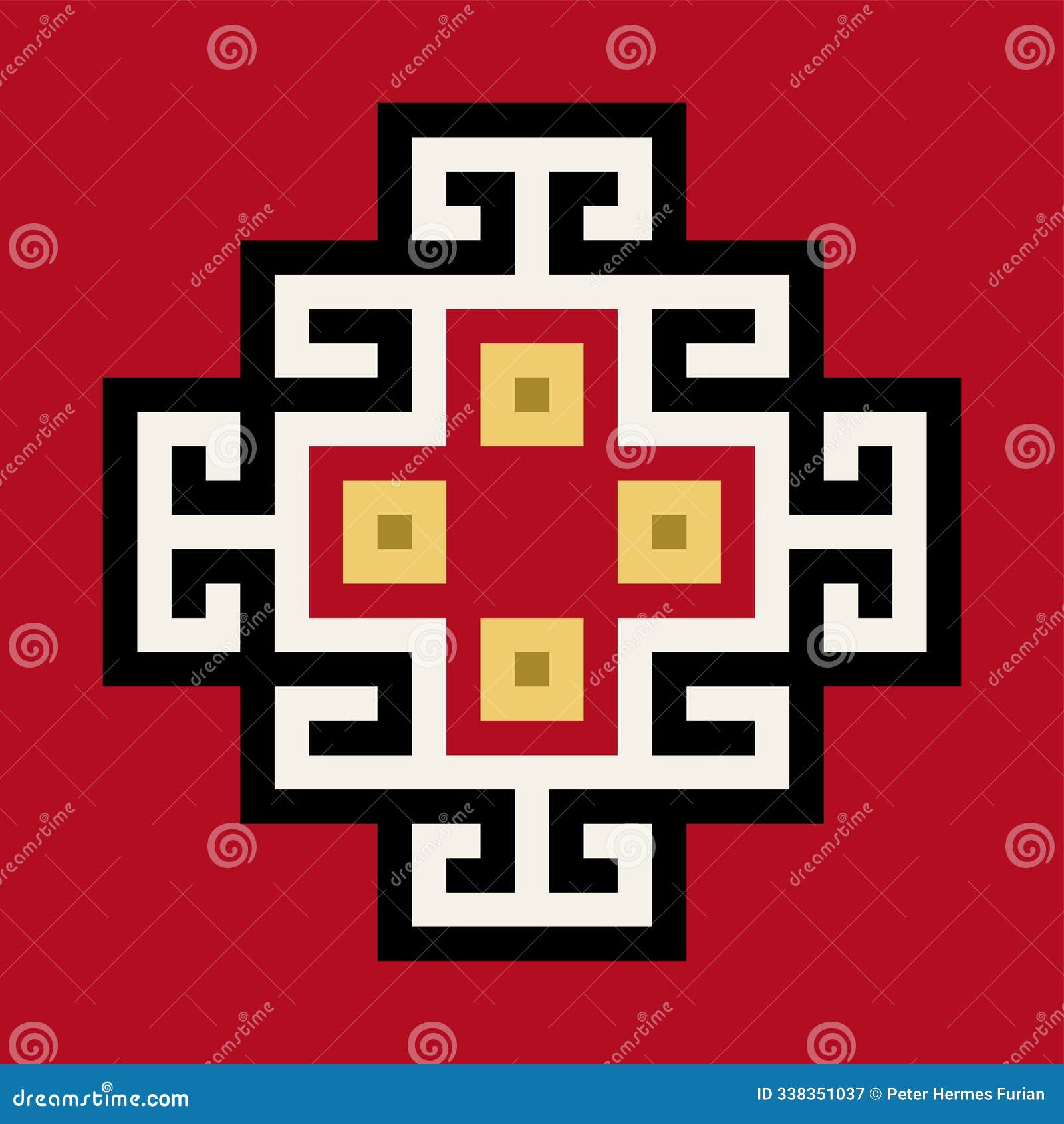 Chakana . Spiritual Symbol Of The Inca. Crux, The Southern Cross ...